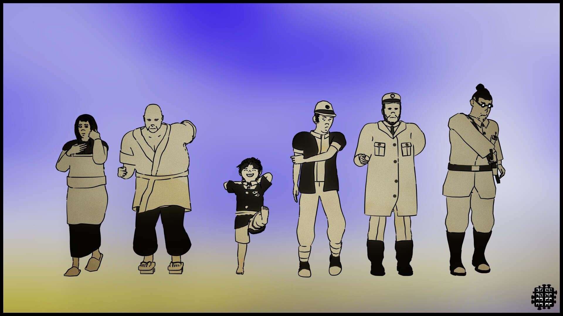 ArtStation - Enkei! Cast of Characters