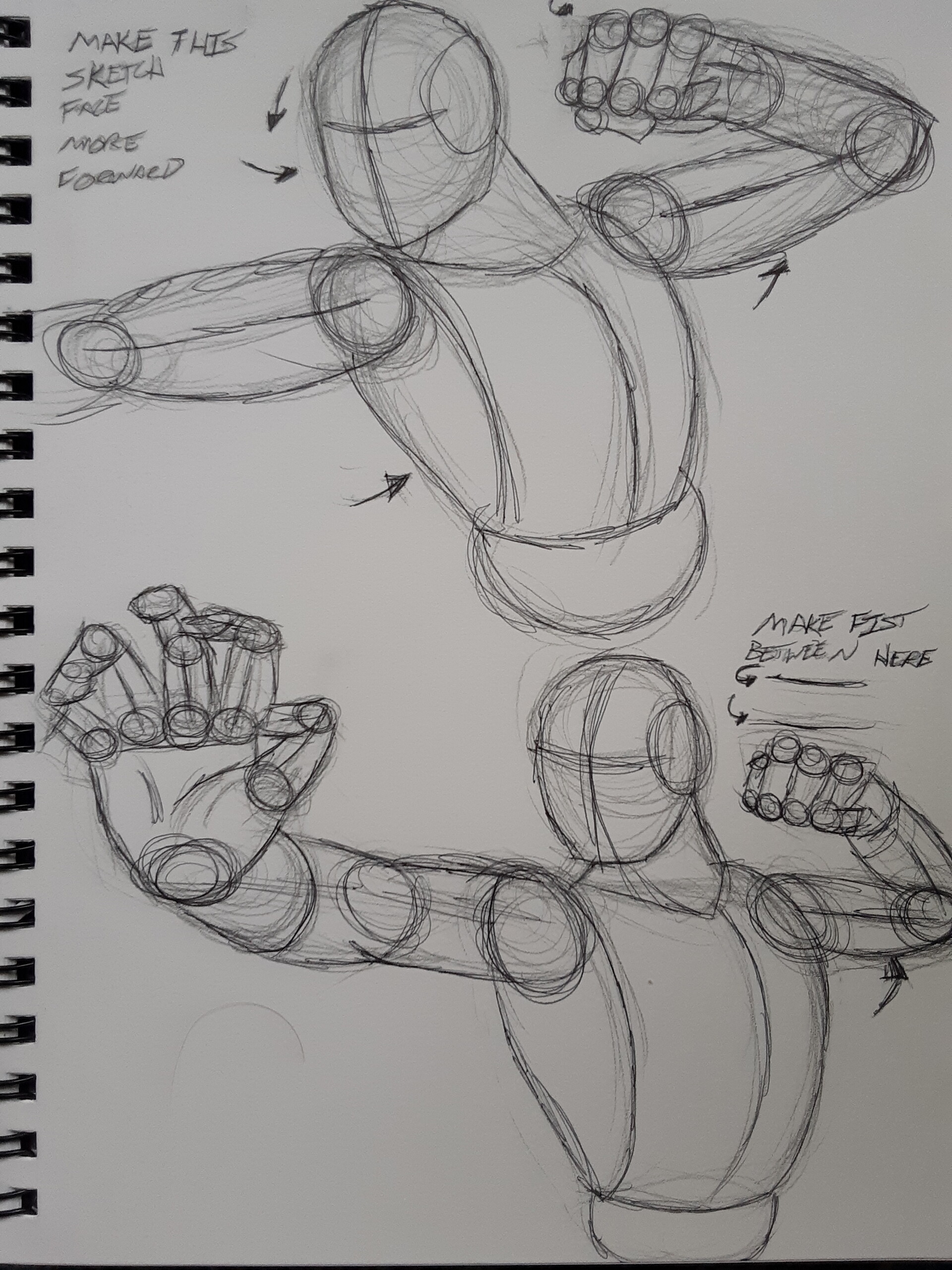 how to draw foreshortening pose