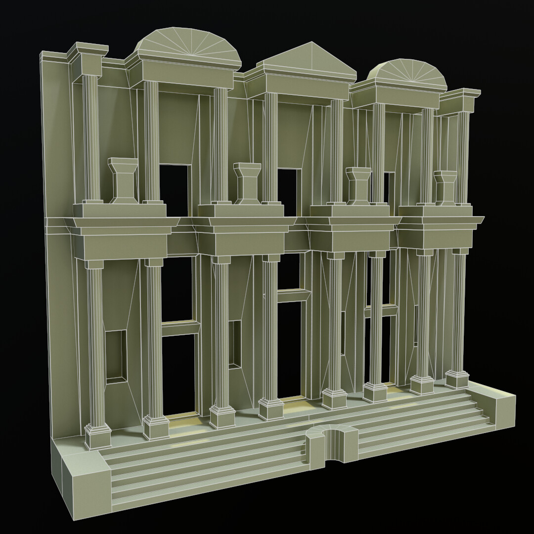 ArtStation - Low-Poly Ruins