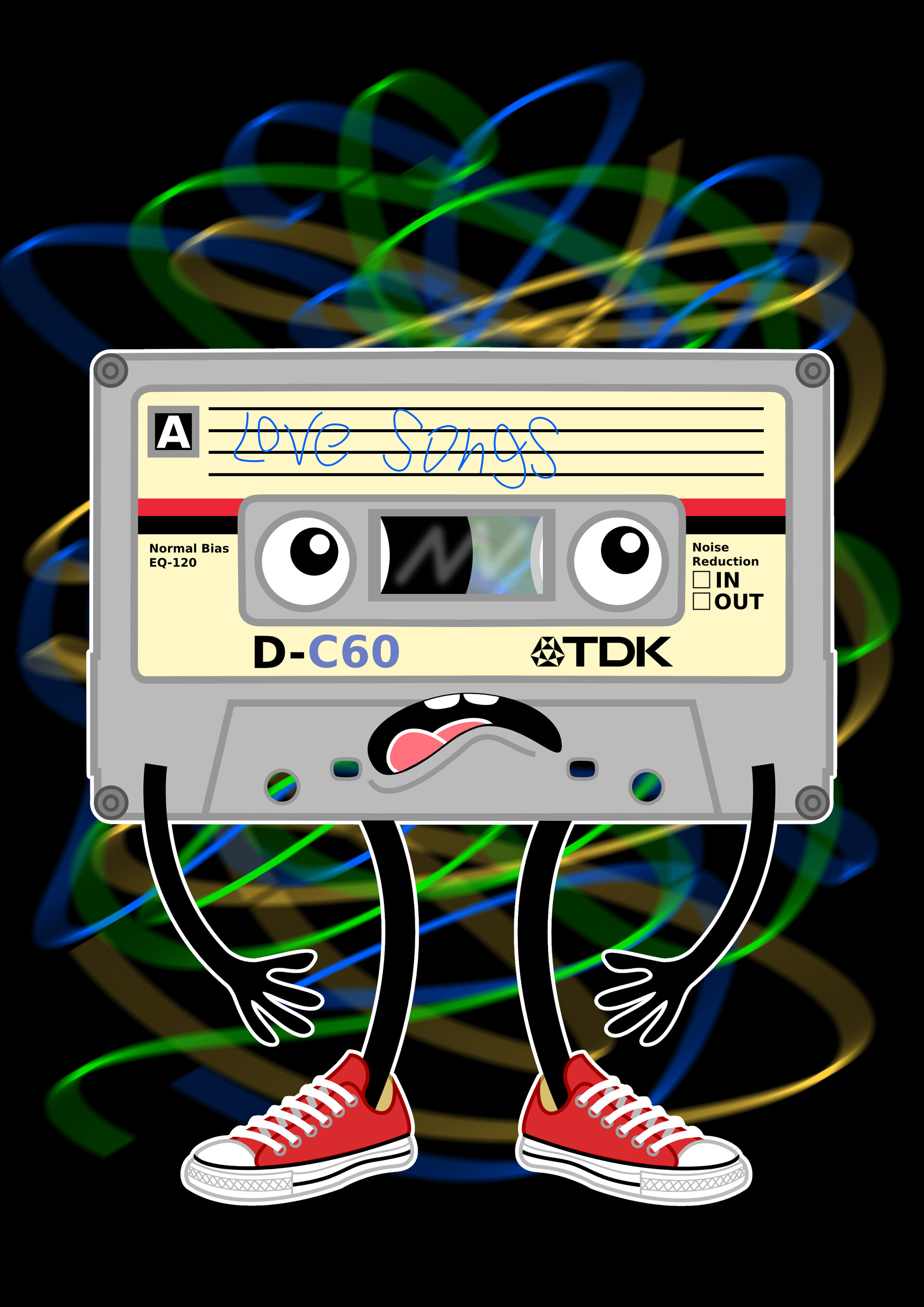 ArtStation - cartoon Cassette