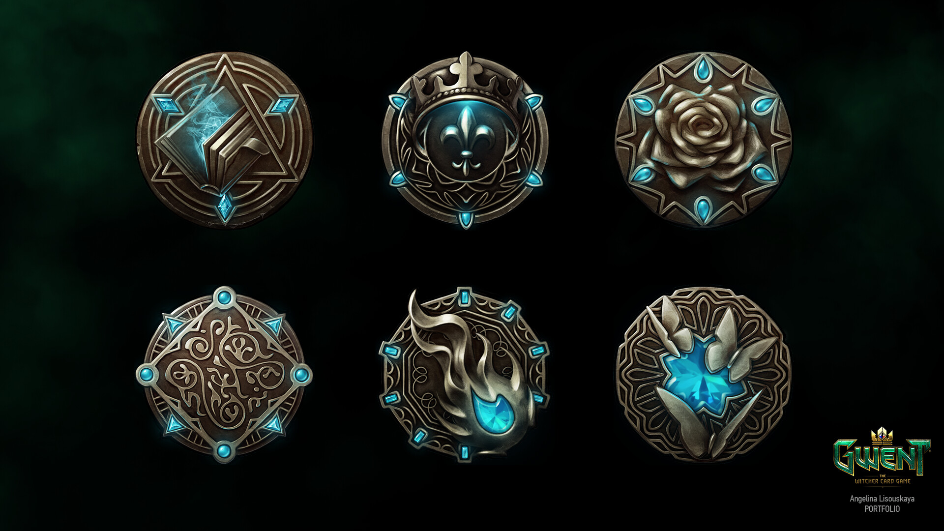 ArtStation - Gwent: Triss Merigold journey vanities