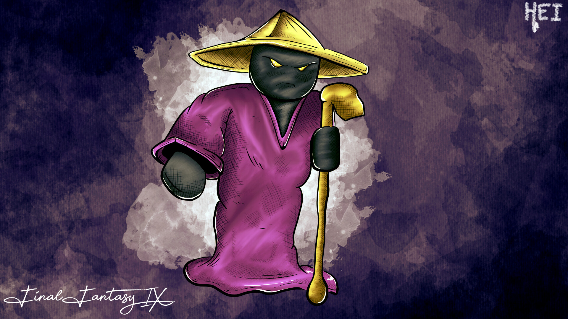 ArtStation - Mage Noir FF IX Par Hei de Player One