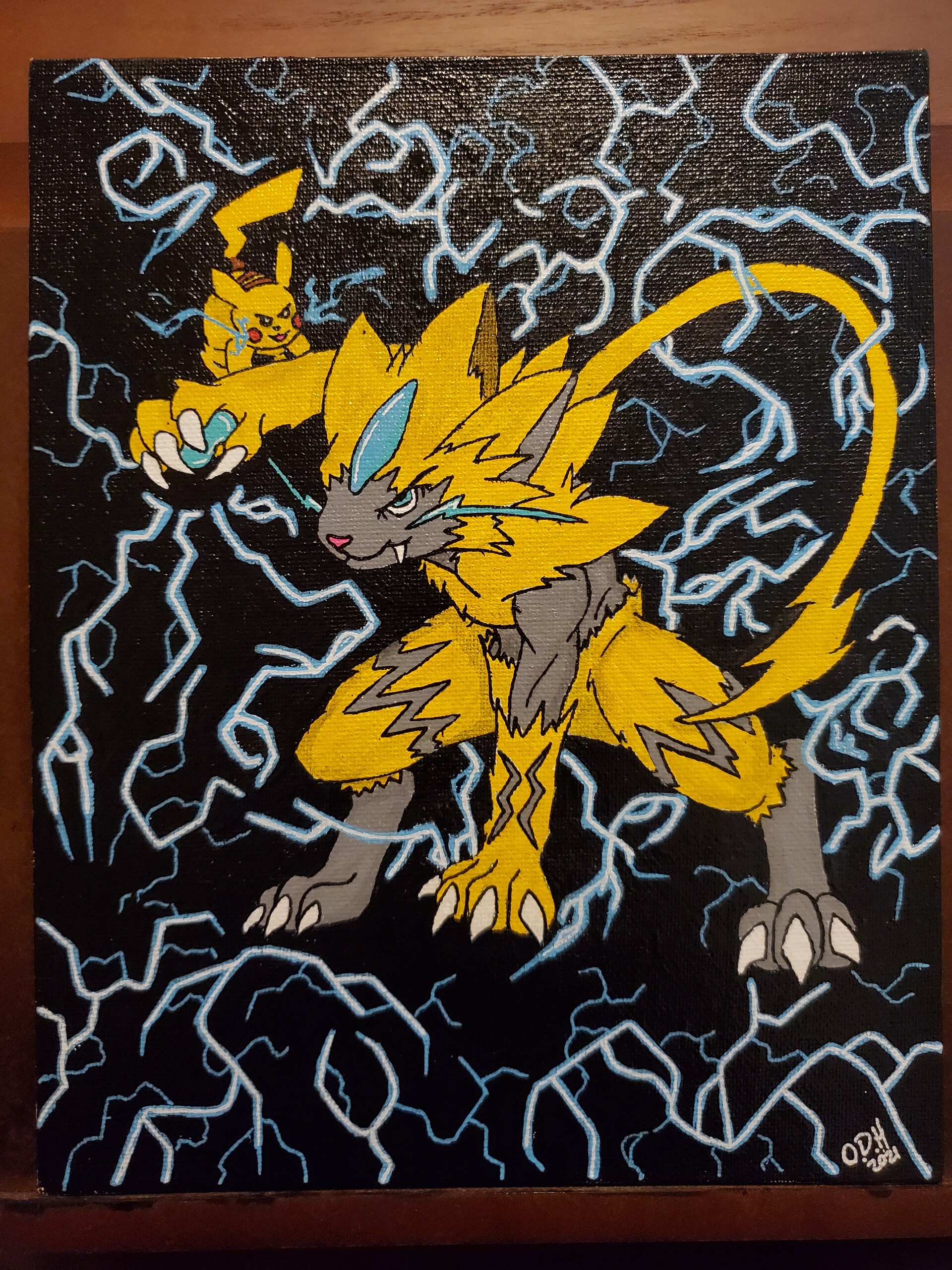 ArtStation - Pikachu and zeraora