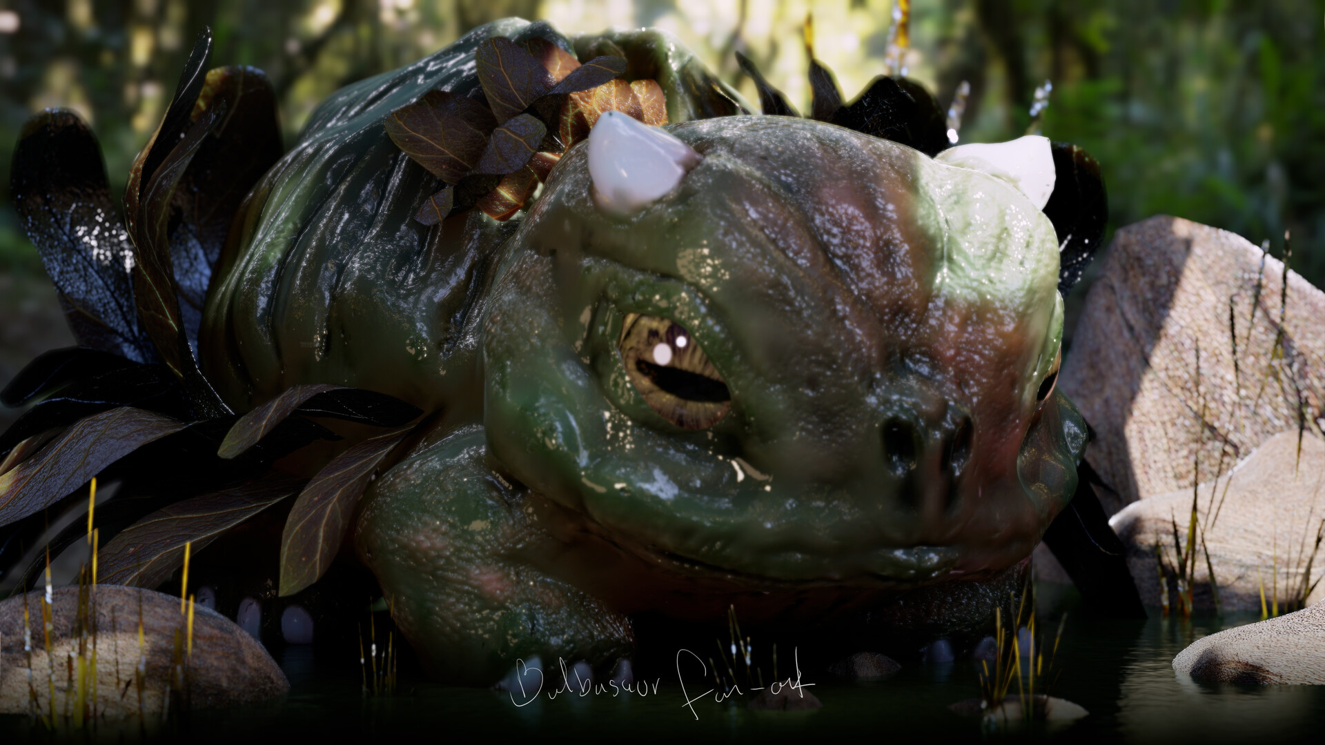 ArtStation - Bulbasaur Pokemon FanArt