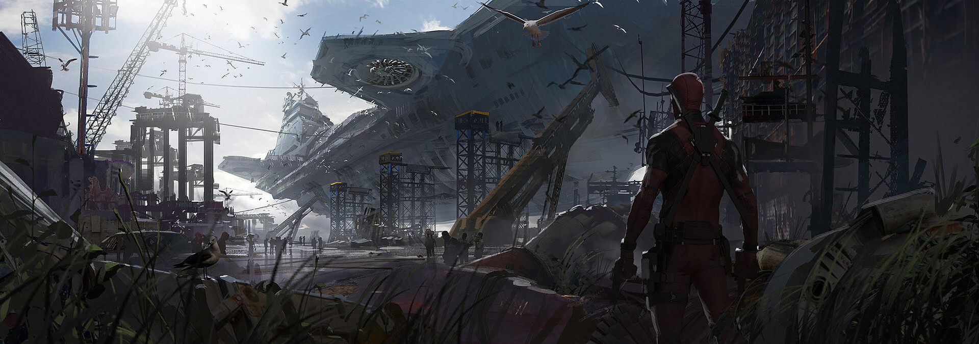 ArtStation - Deadpool Keyframe Concept developed done for Director Tim ...
