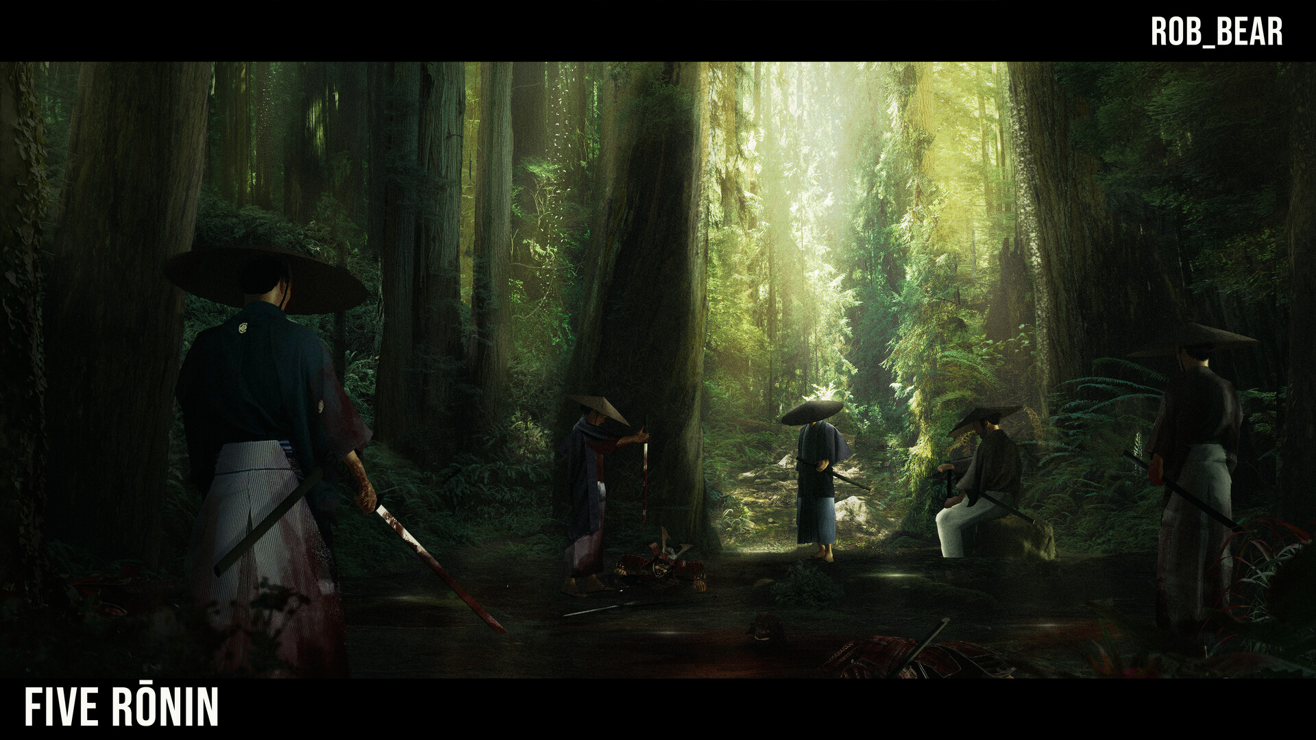 ArtStation - Five rōnin