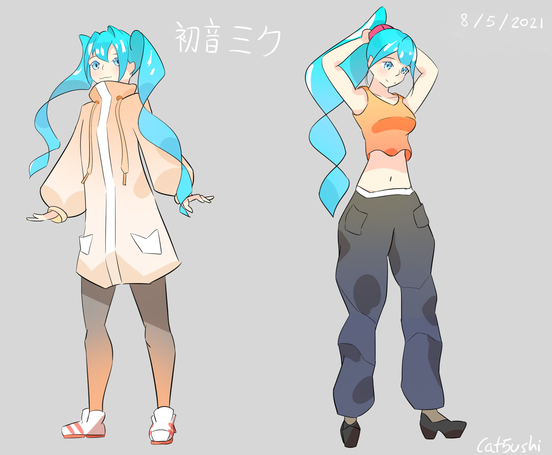 ArtStation - Hatsune Miku Clothing Concept