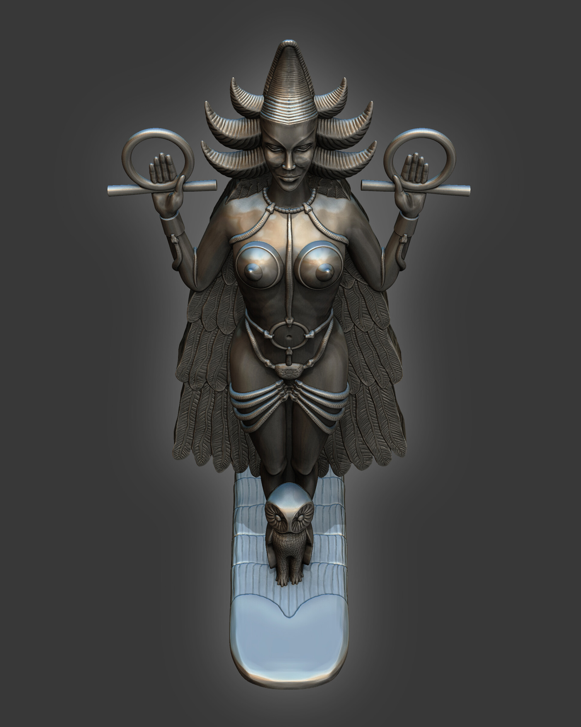 Yuwan Chamika - Statue Of Goddess Ishtar