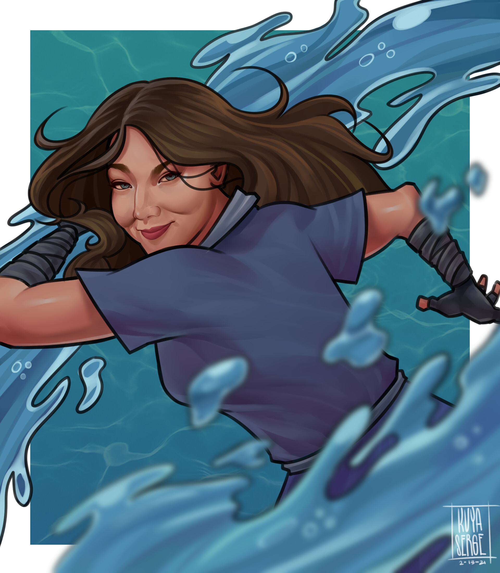 ArtStation - Commissioned Avatar Themed Portrait