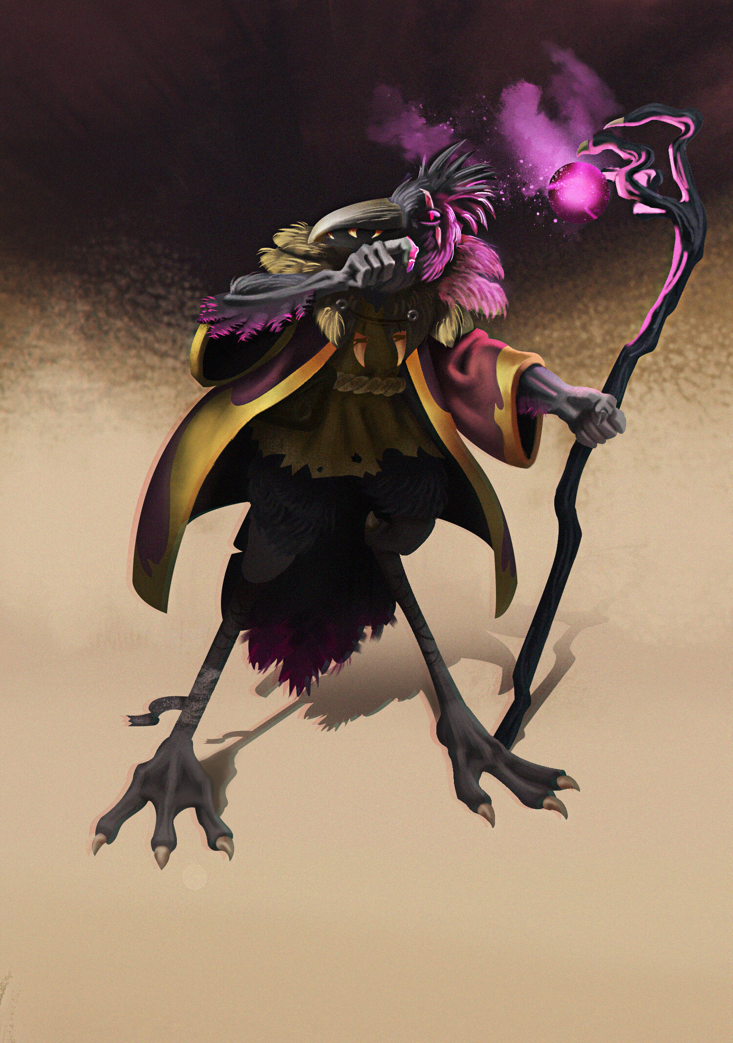ArtStation - Kenku Warlock