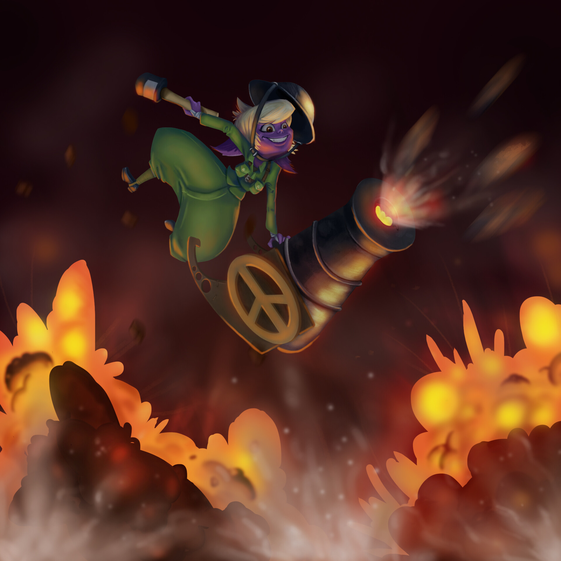 ArtStation - Tristana de League of legends Fanart