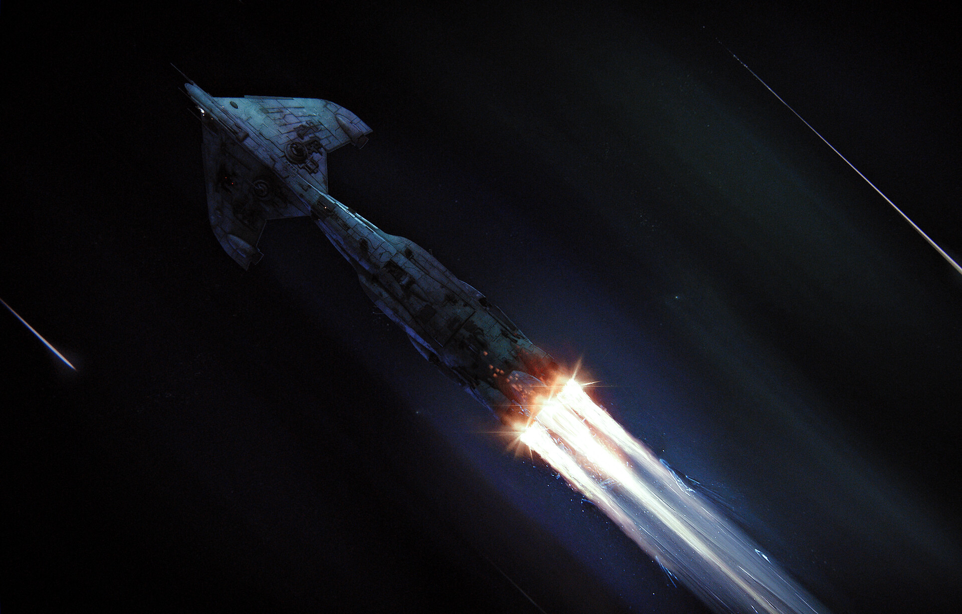 ArtStation - Quarren Corvette - LongFin (Rendering)