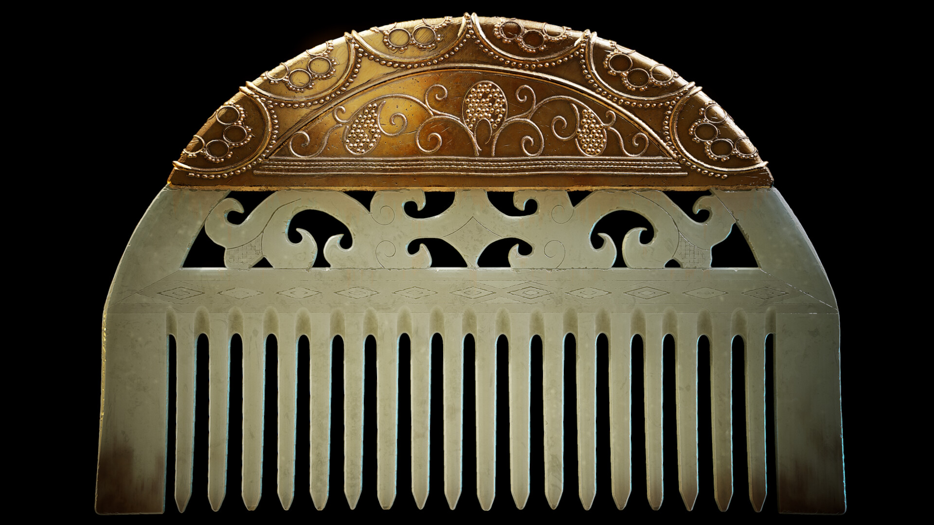 ArtStation - China Jade Comb