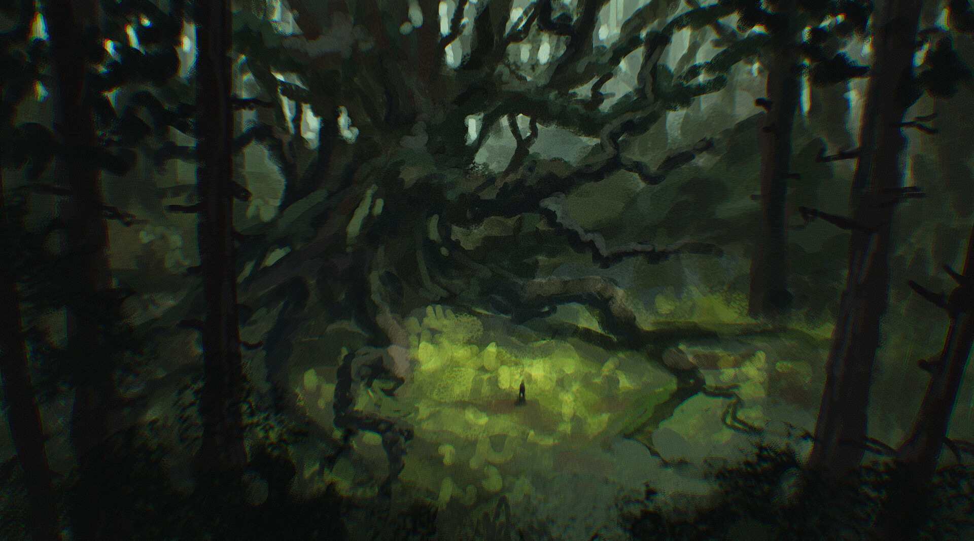 ArtStation - Ancient Tree - MaySketchaDay 8