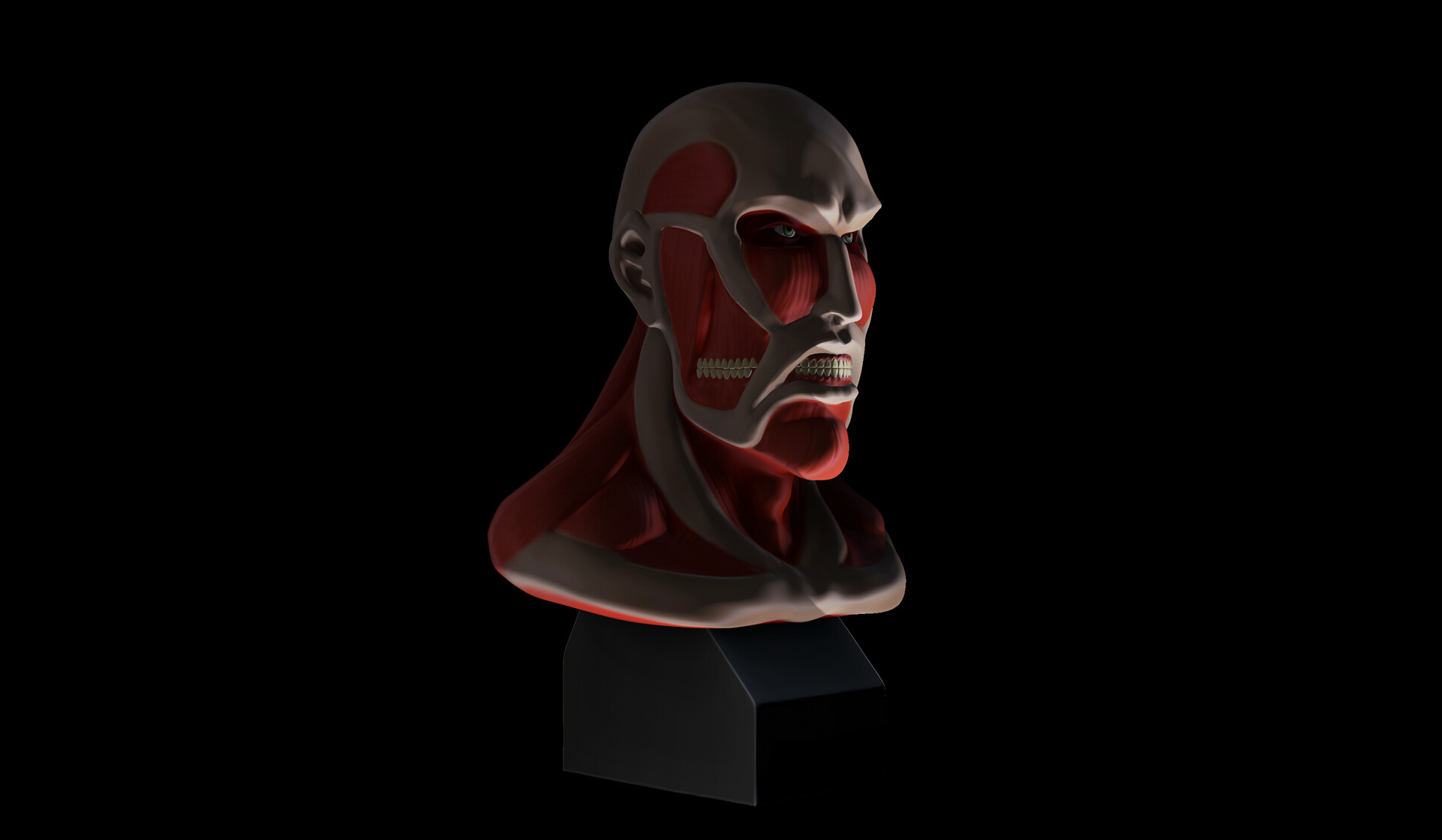 ArtStation - Bertholdt Colossal titan bust - Attack on titan