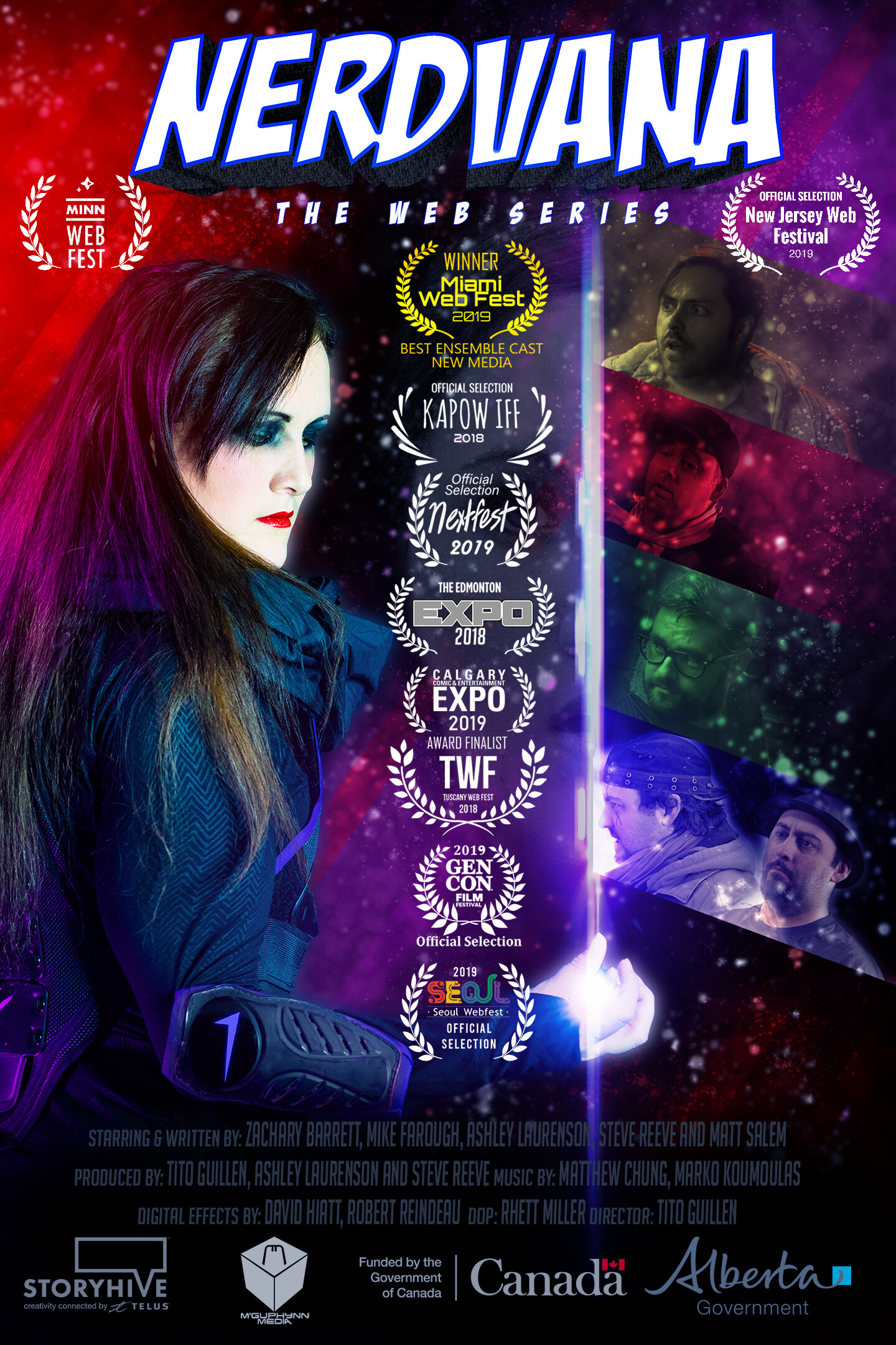 ArtStation - Nerdvana: The Series Poster