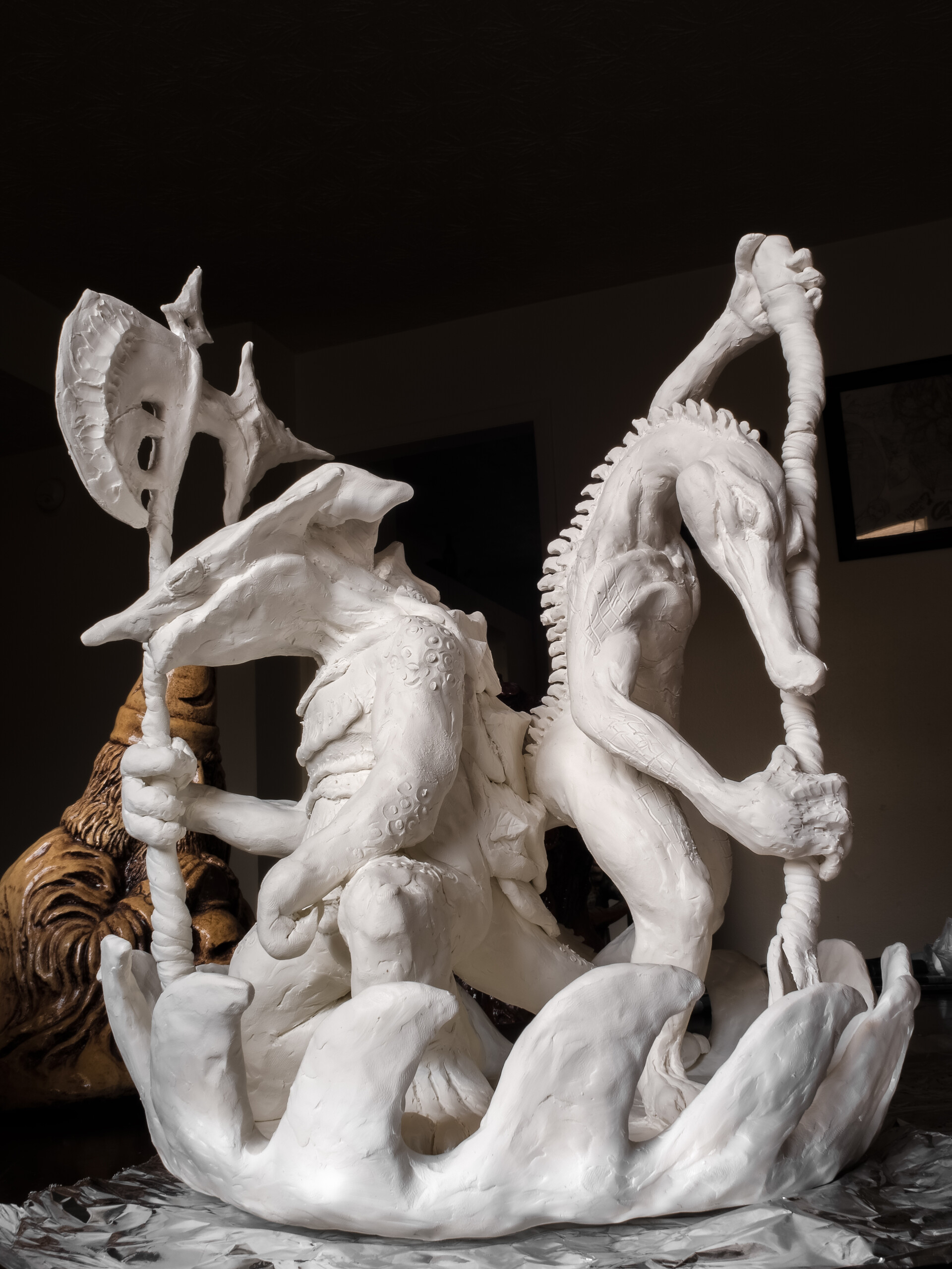 Jacob Browning - Ghar and Mata Sculpture