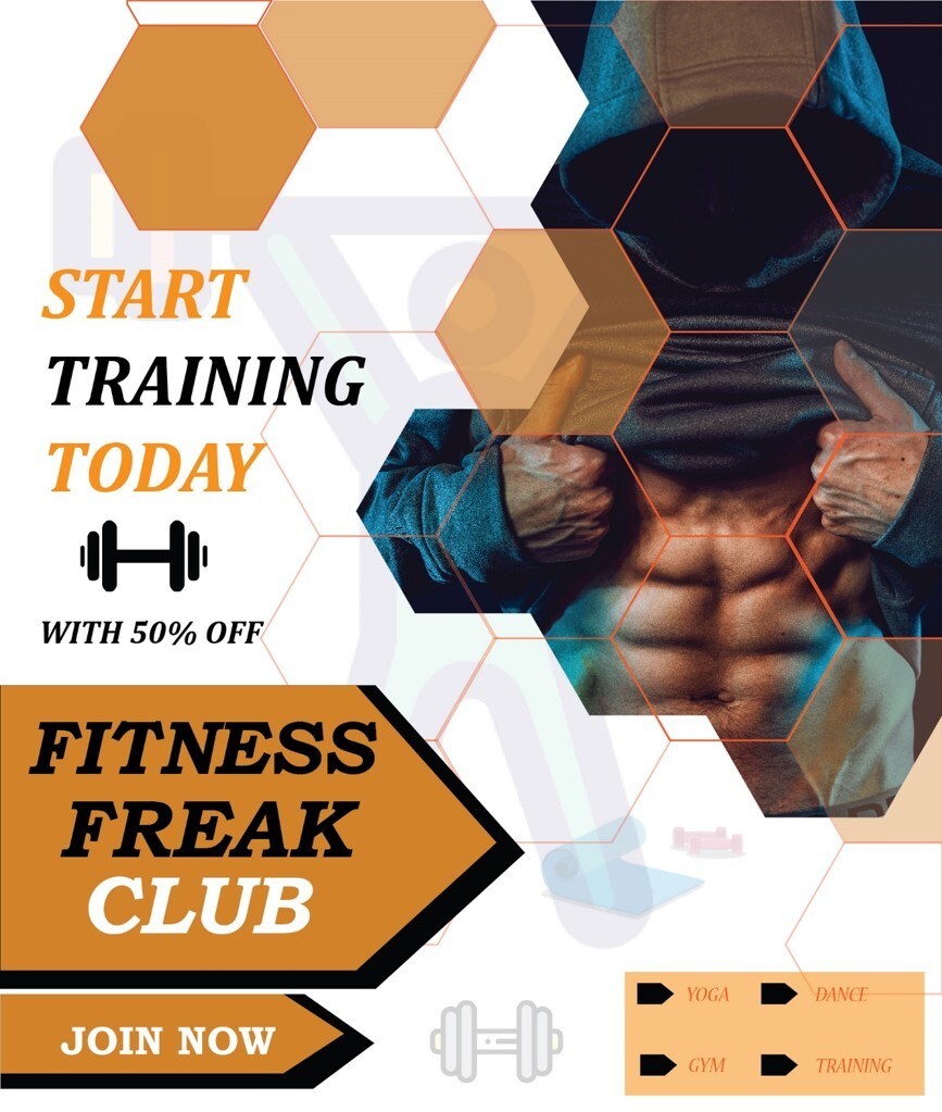 ArtStation - bodybuilding poster design