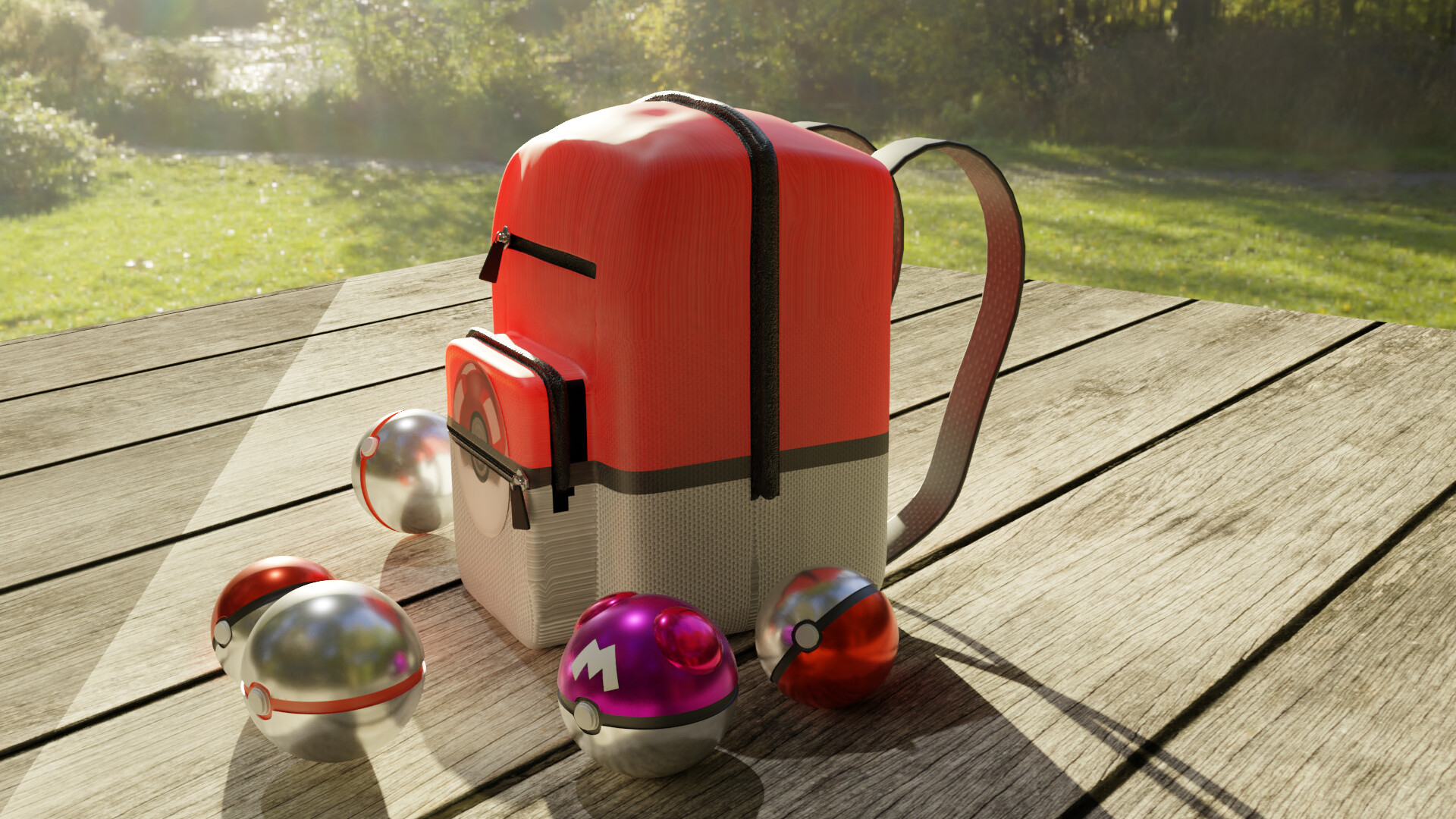 ArtStation - Pokemon Bag