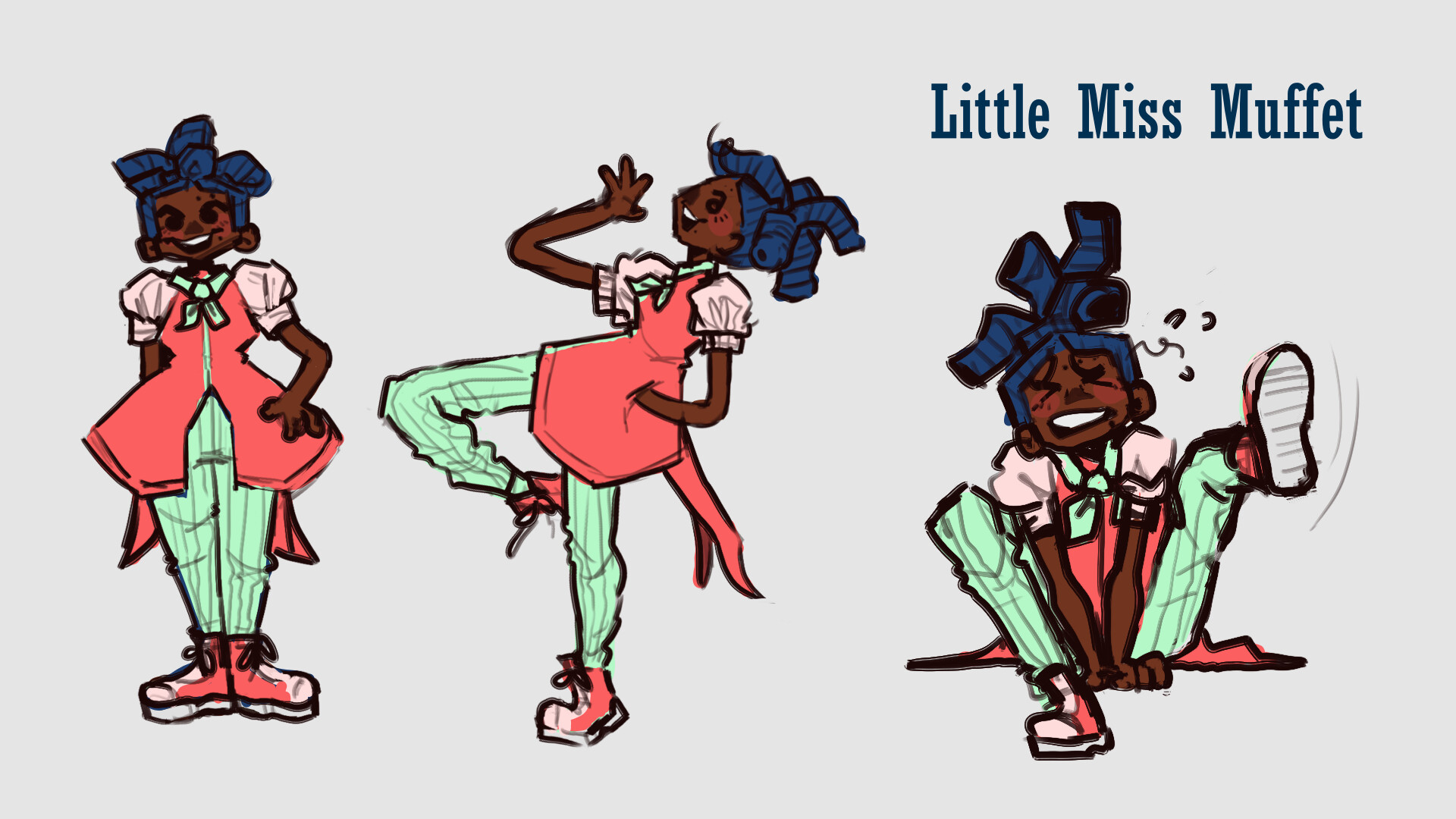 ArtStation - Little Miss Muffet Character Design