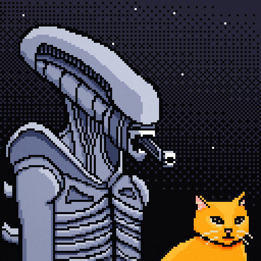 Water Witch RPG - “Uncomfortably close” Alien pixel art
