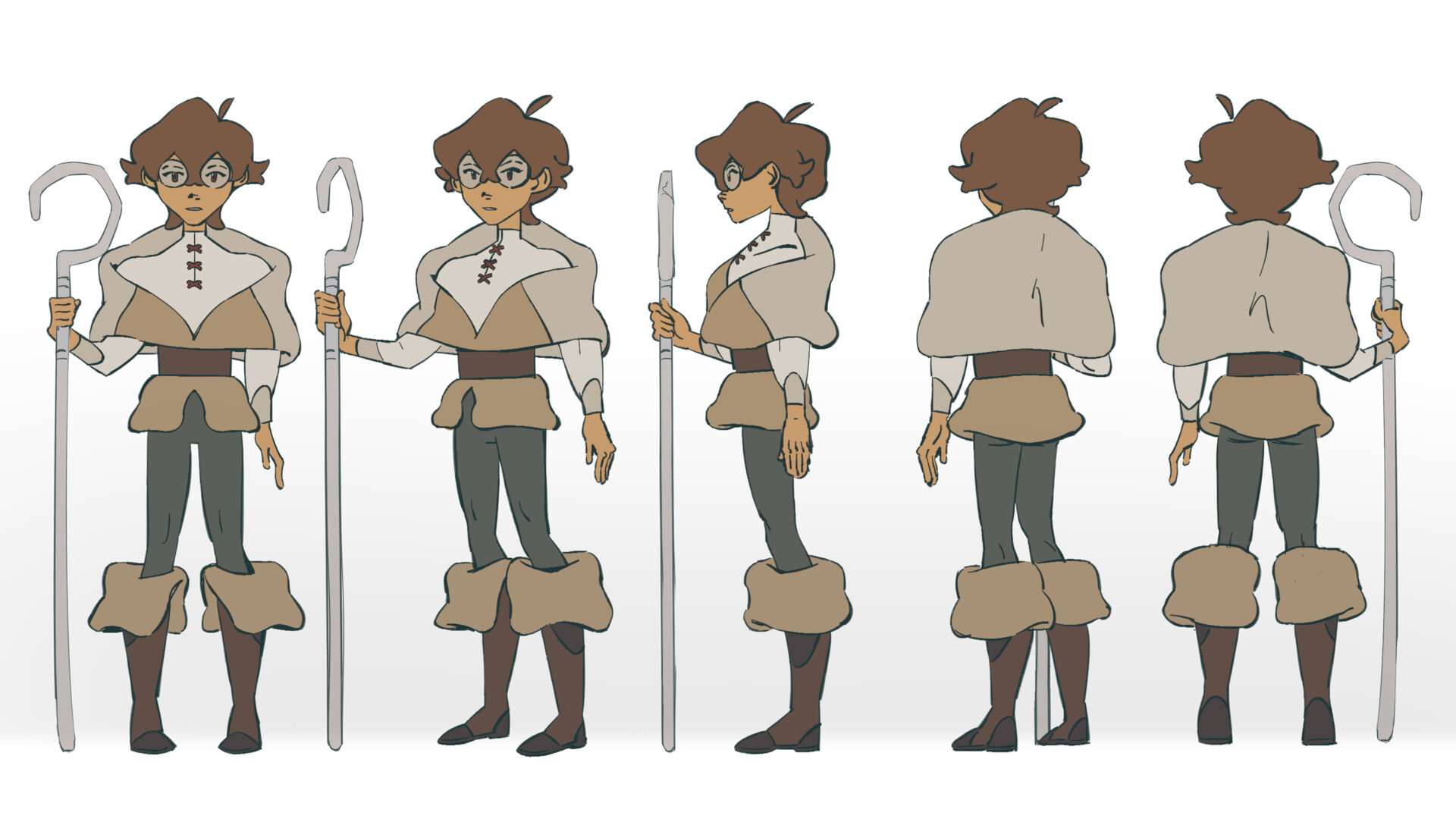 ArtStation - Asper Canton Character Turnaround / Exploration