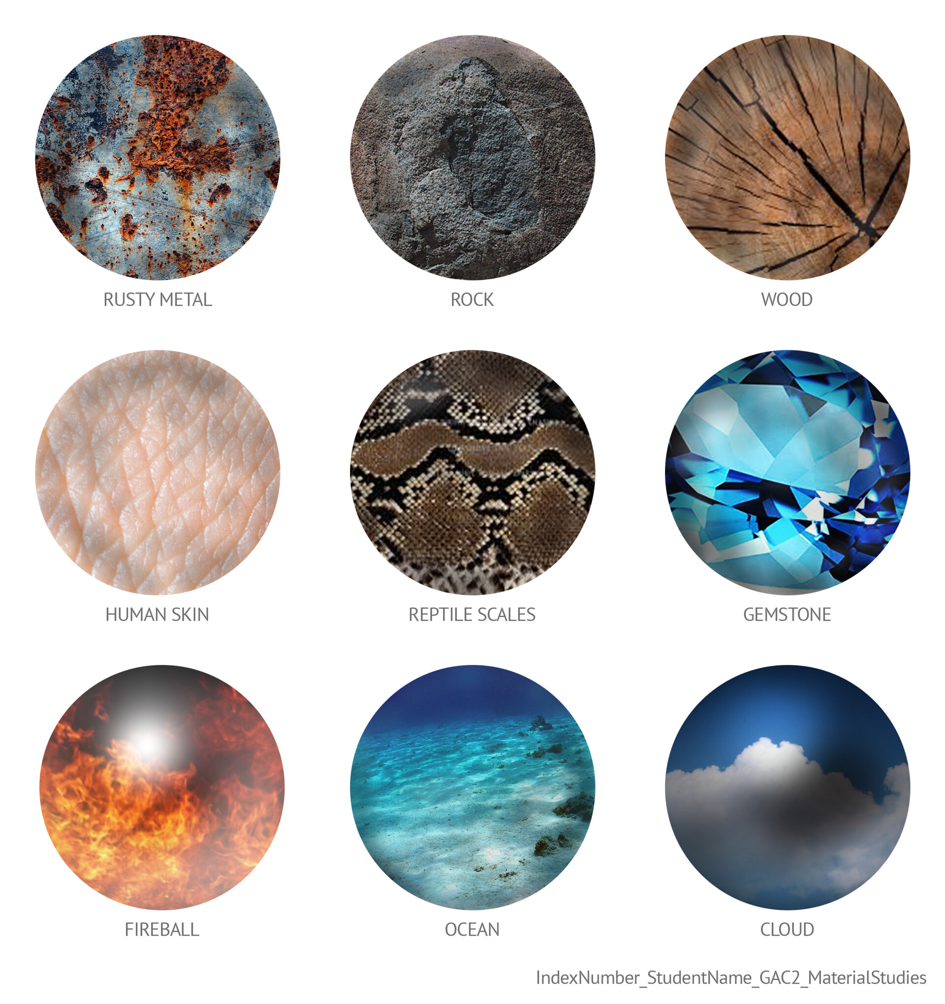 ArtStation - material study