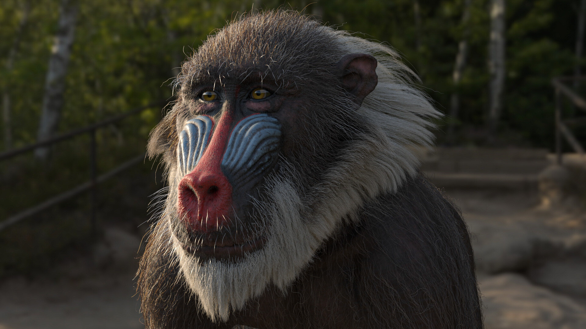Baboon Face Lion King