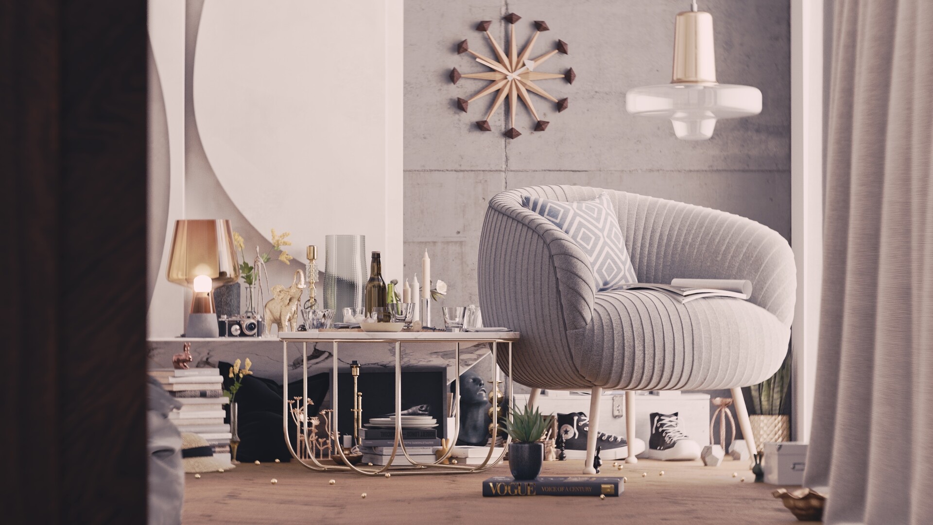 ArtStation - Crazy Fashion Room