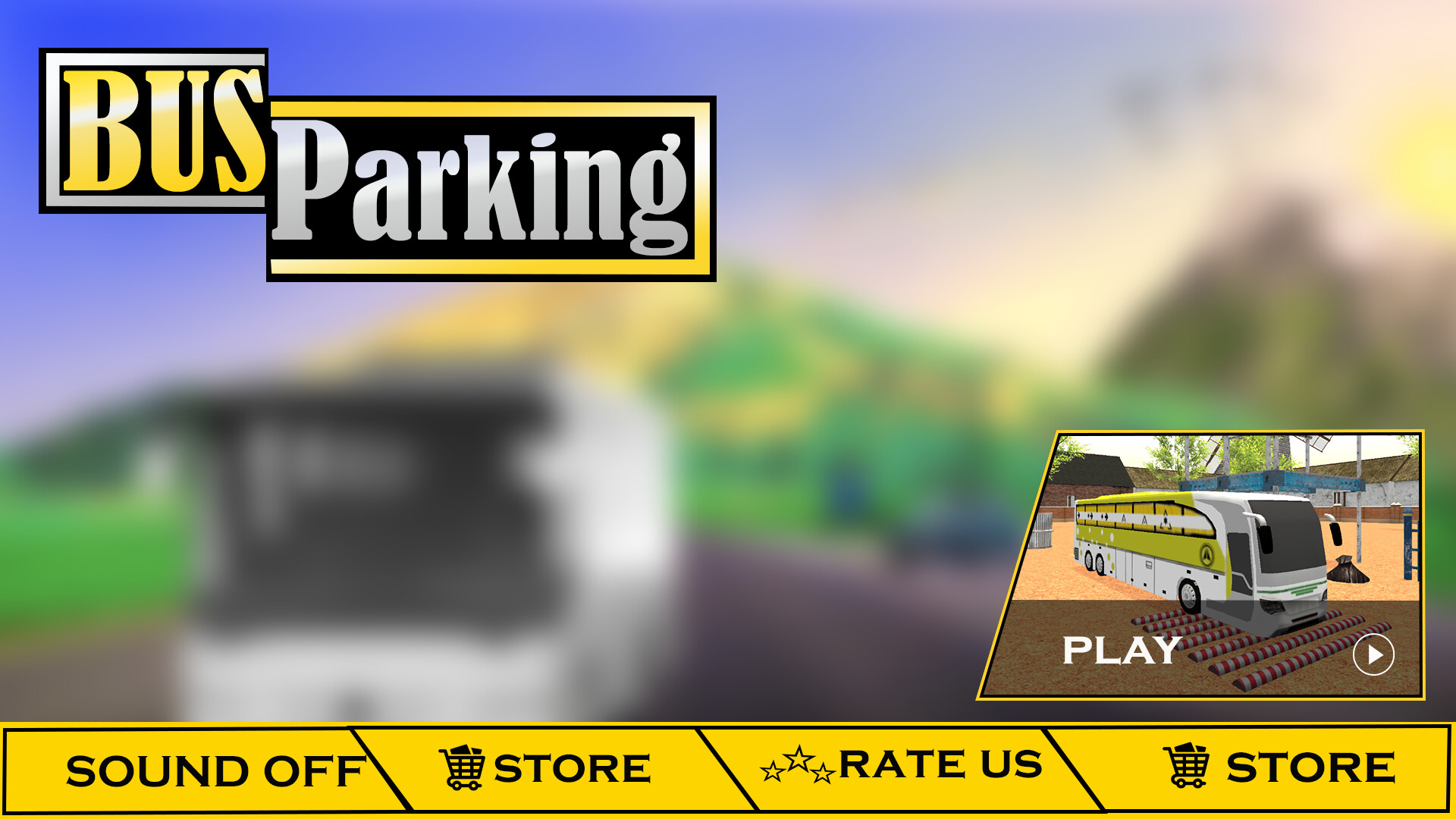 ArtStation - bus parking game ui