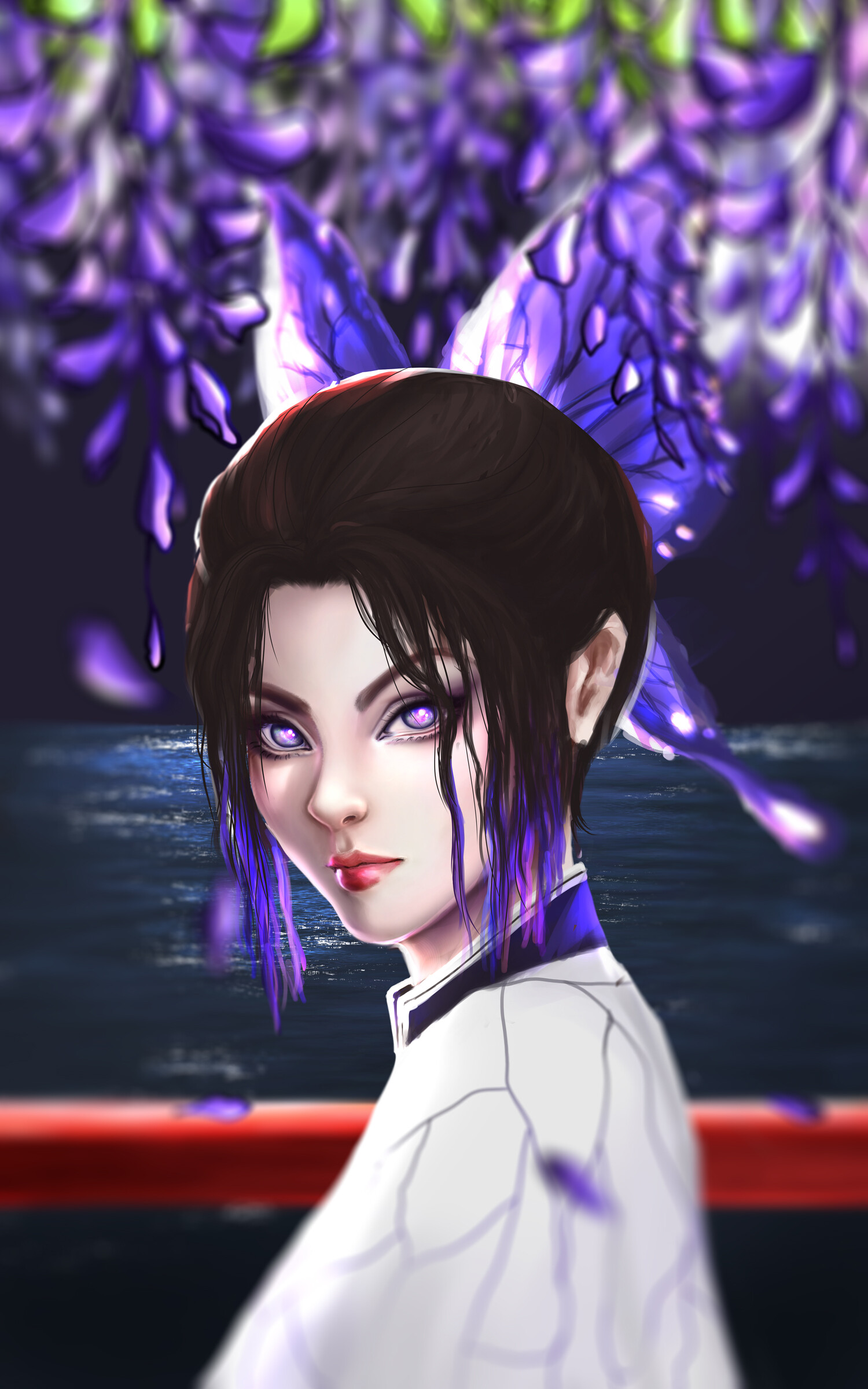 ArtStation - FANART | Shinobu | Kimetsu no Yaiba