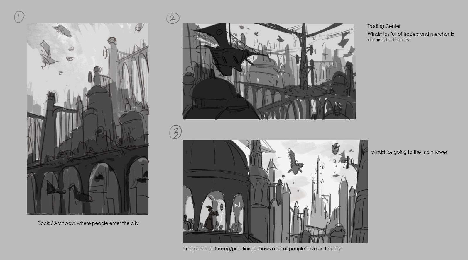 Walking Jay Art - Talislanta Environment Concept Arts (Part 1)