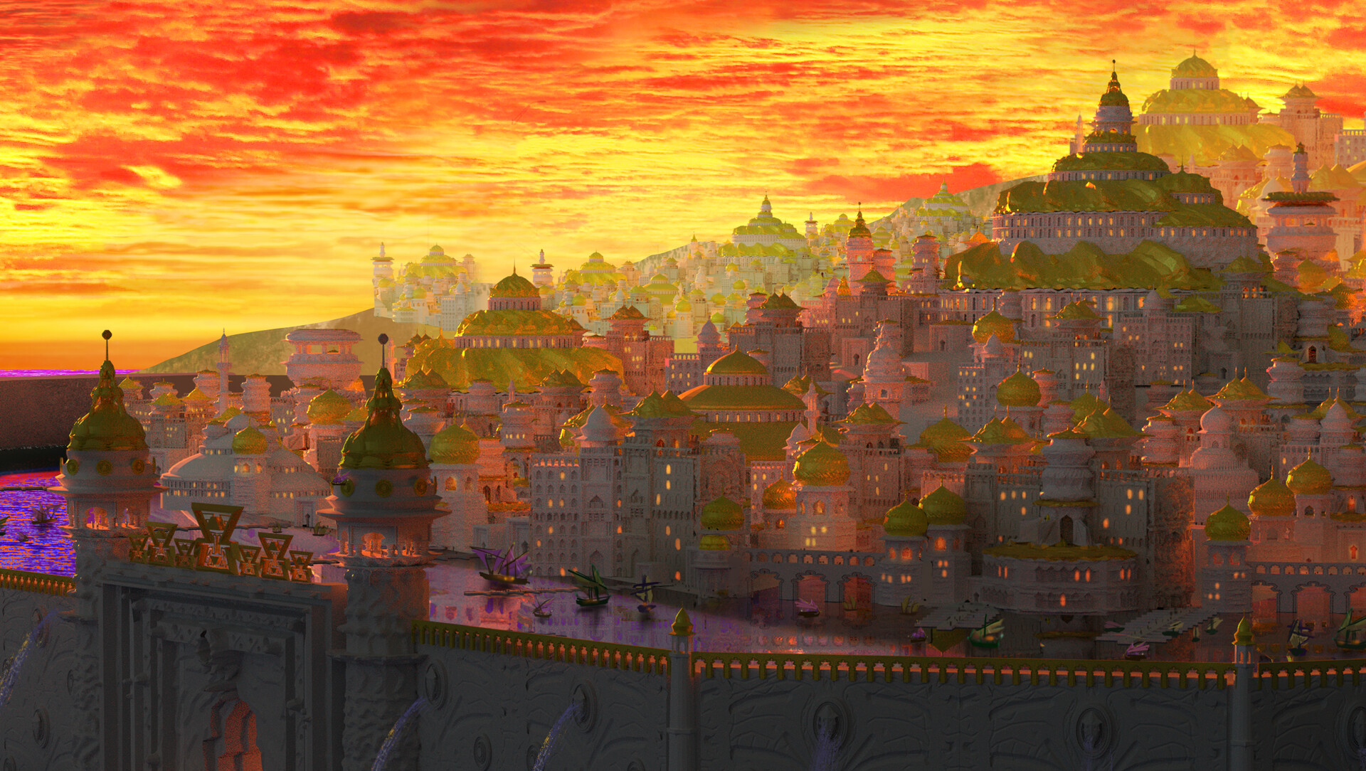 Walking Jay Art - Talislanta Environment Concept Arts (Part 1)