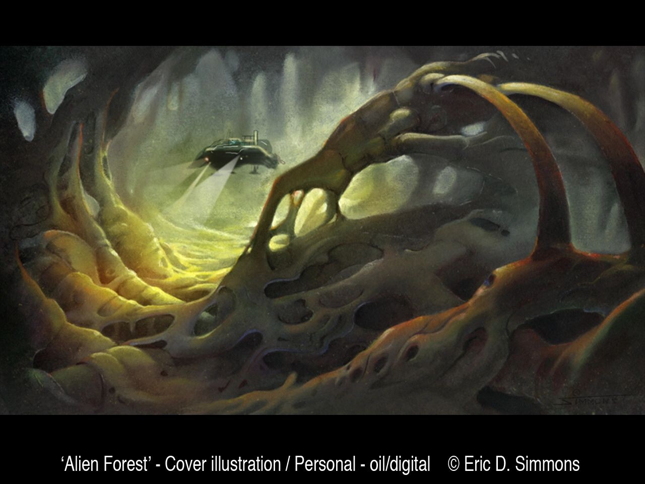 ArtStation - "Alien Forest" - Cover Illustration