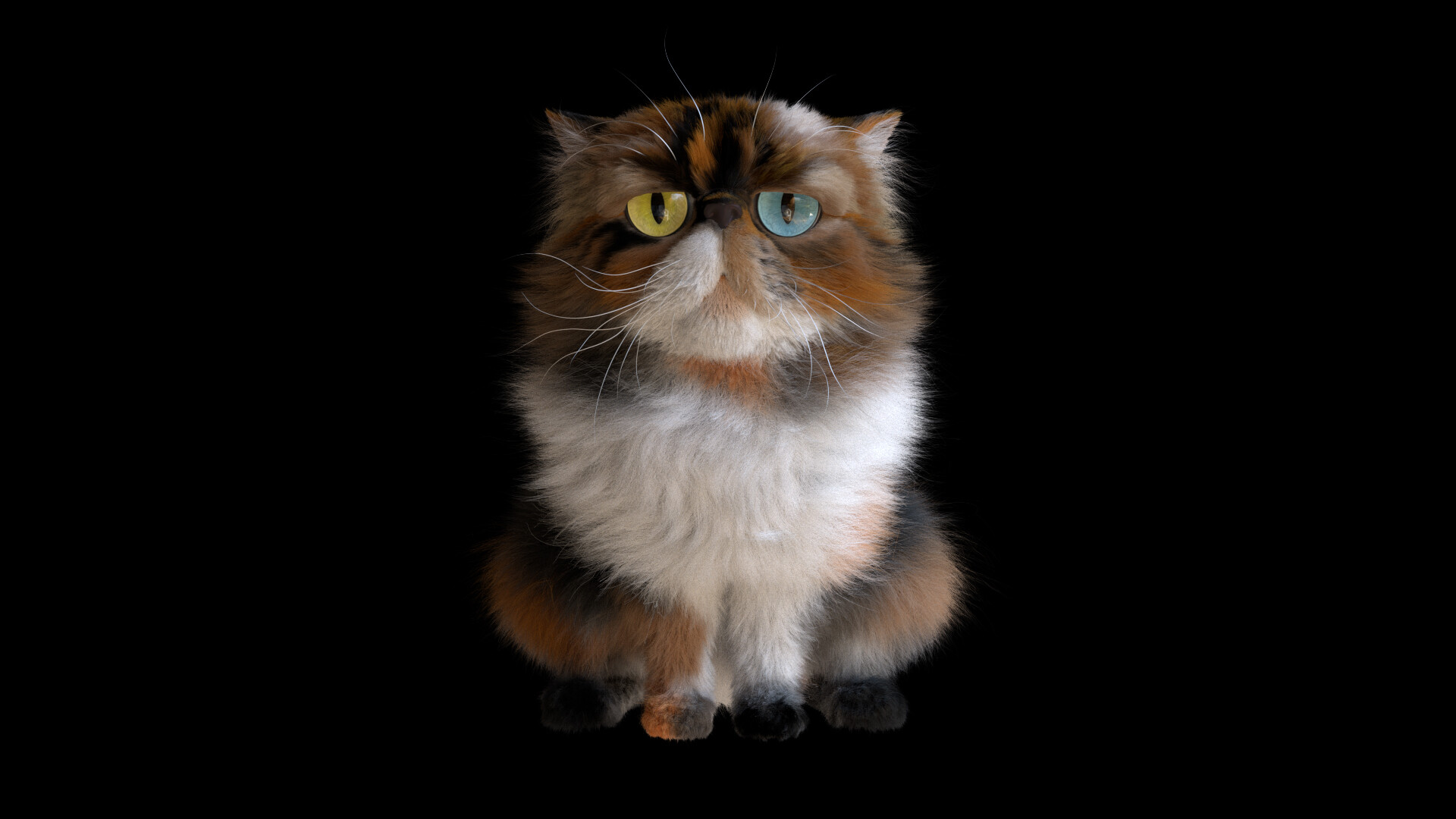 ArtStation - UglyPets serie: the bored cat