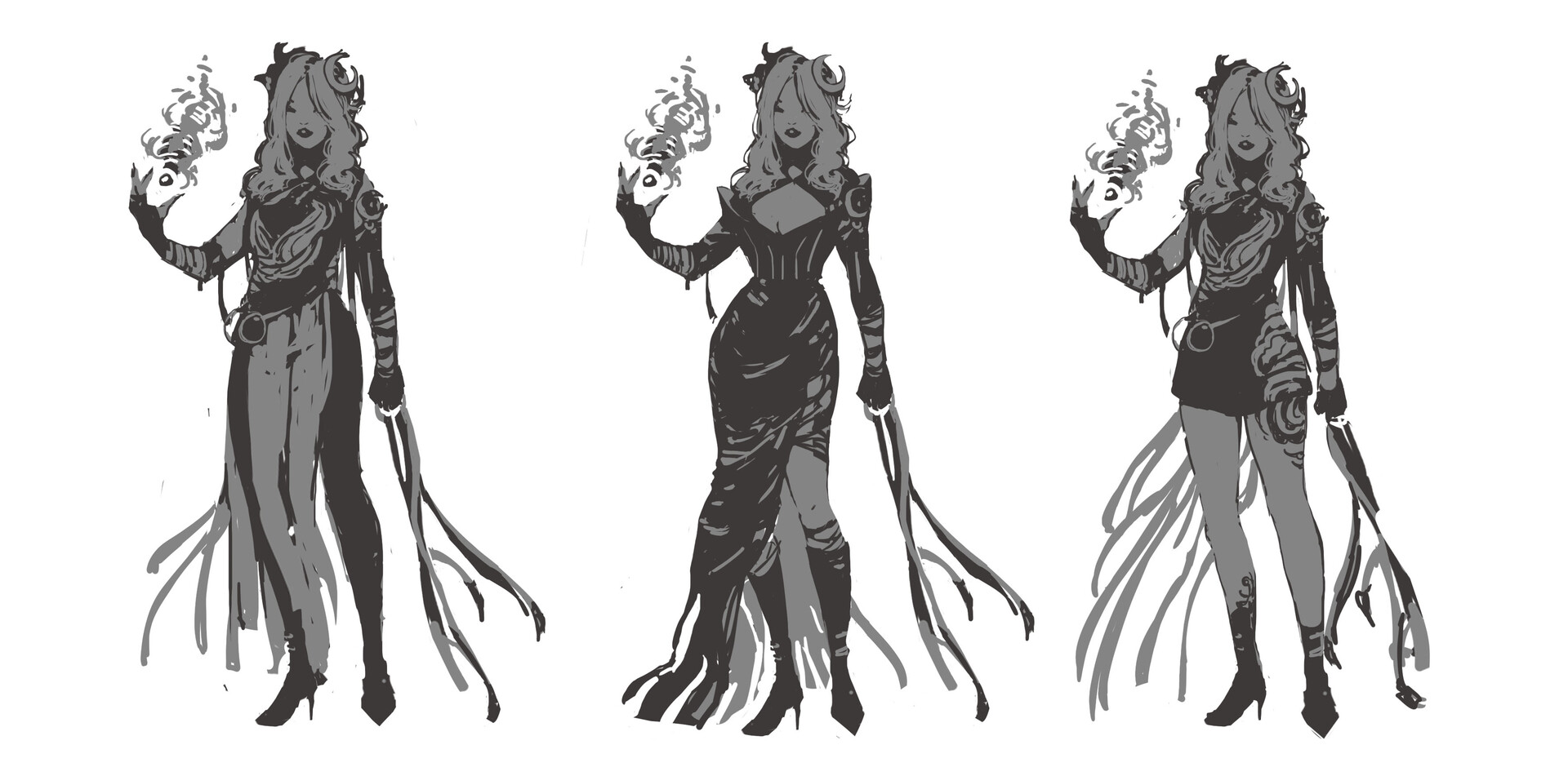 ArtStation - Dragon witch concept