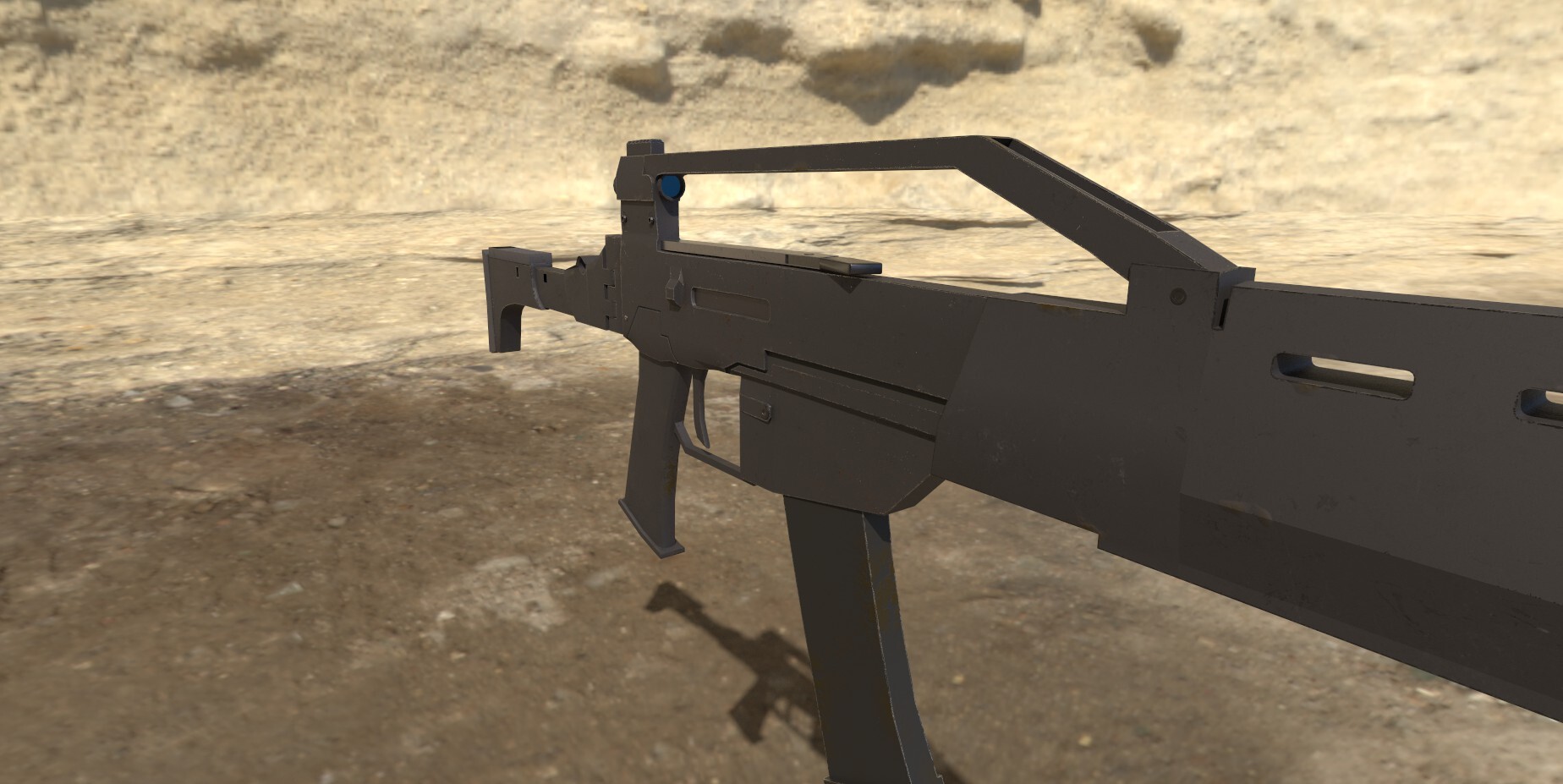 ArtStation - G36K with 2 different textures - Project from University
