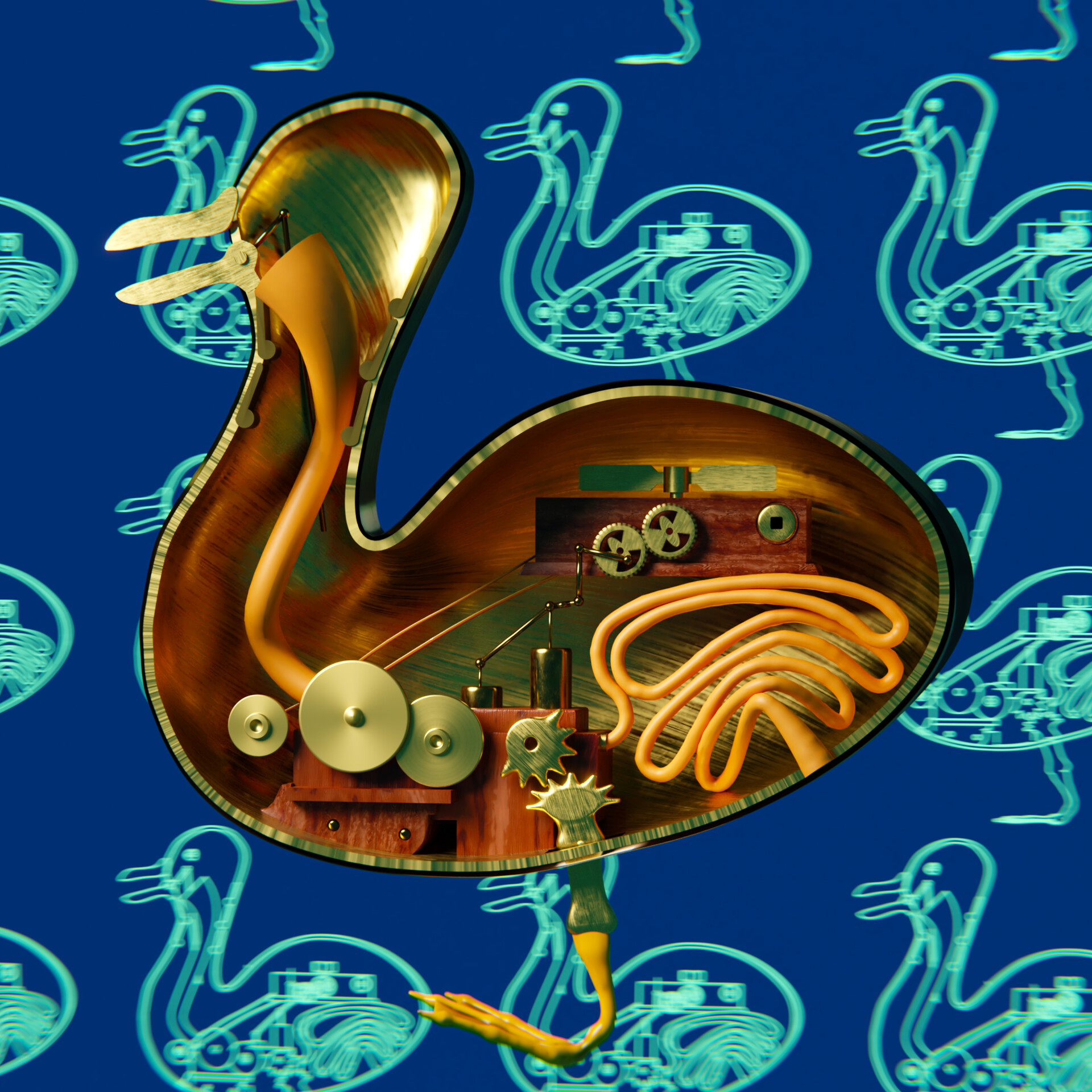 ArtStation - Mechanical Duck