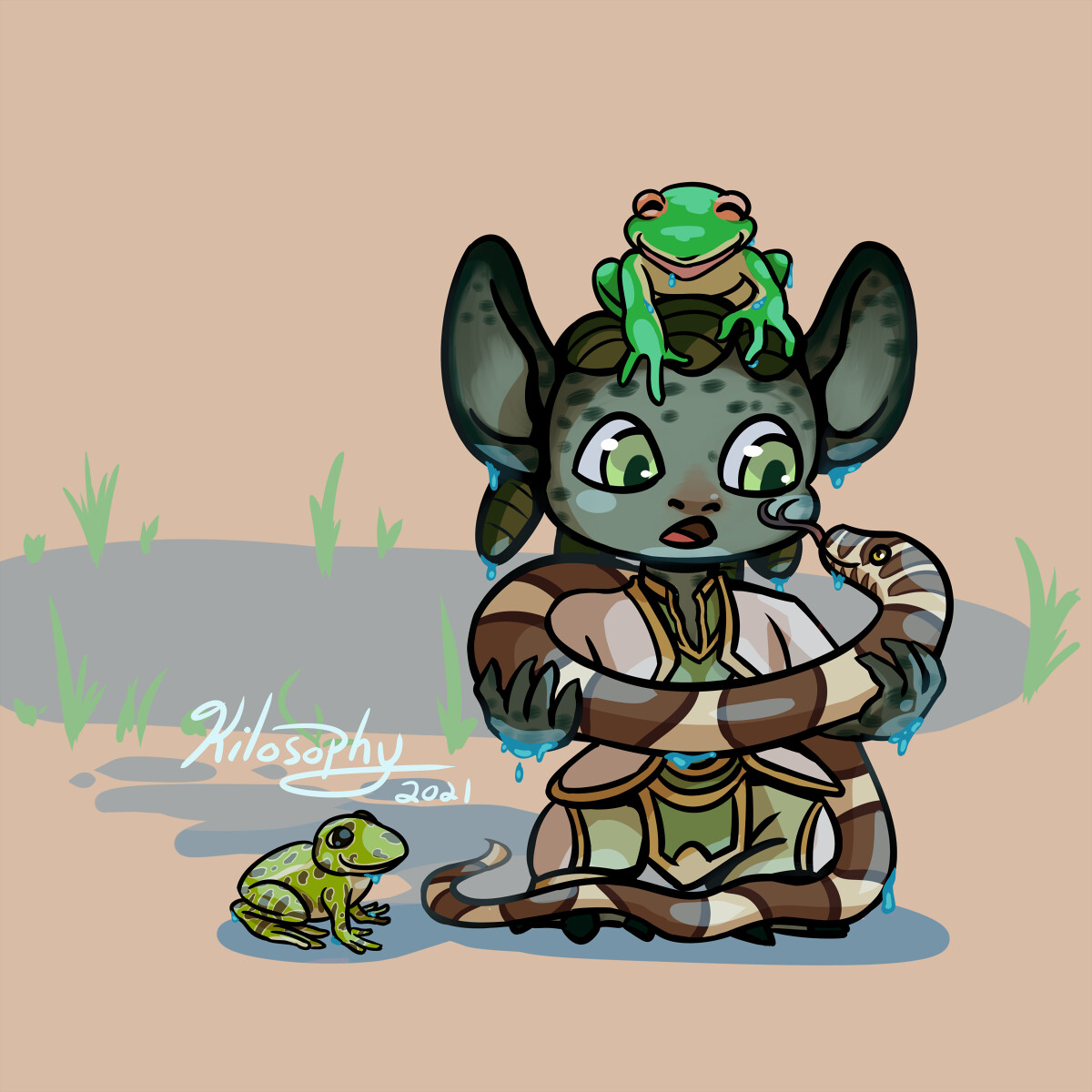 ArtStation - Commission: Sivva and Friends