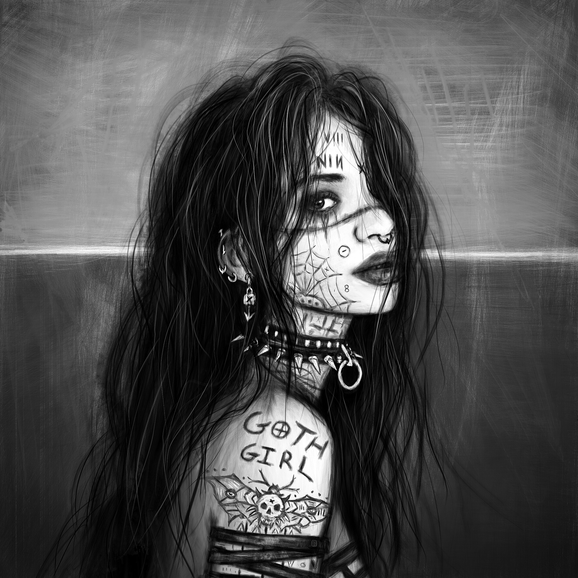 ArtStation - Goth Girl