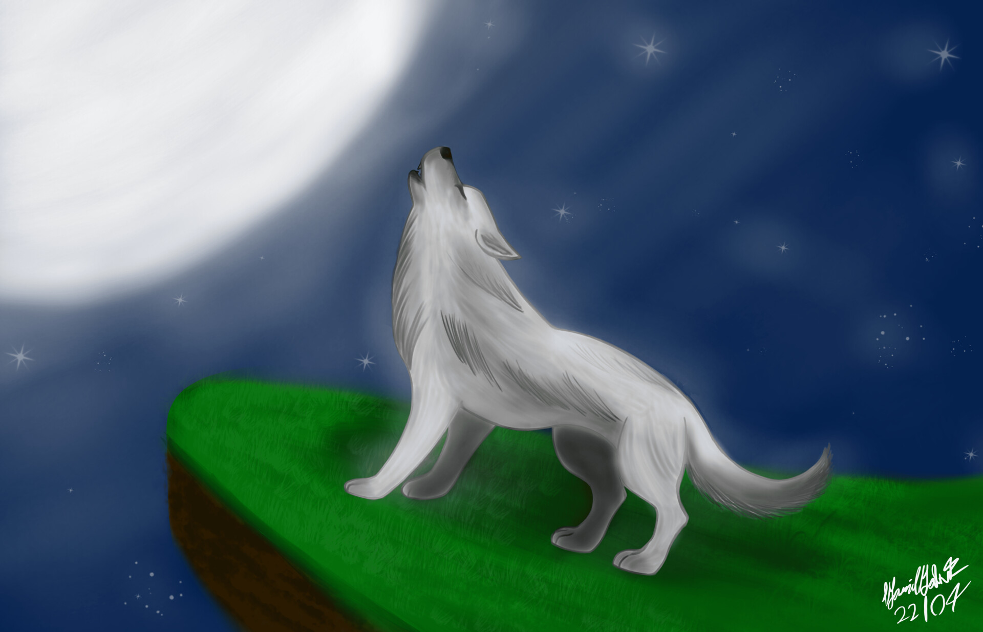 ArtStation - Selene - Lunar Wolf MK-II