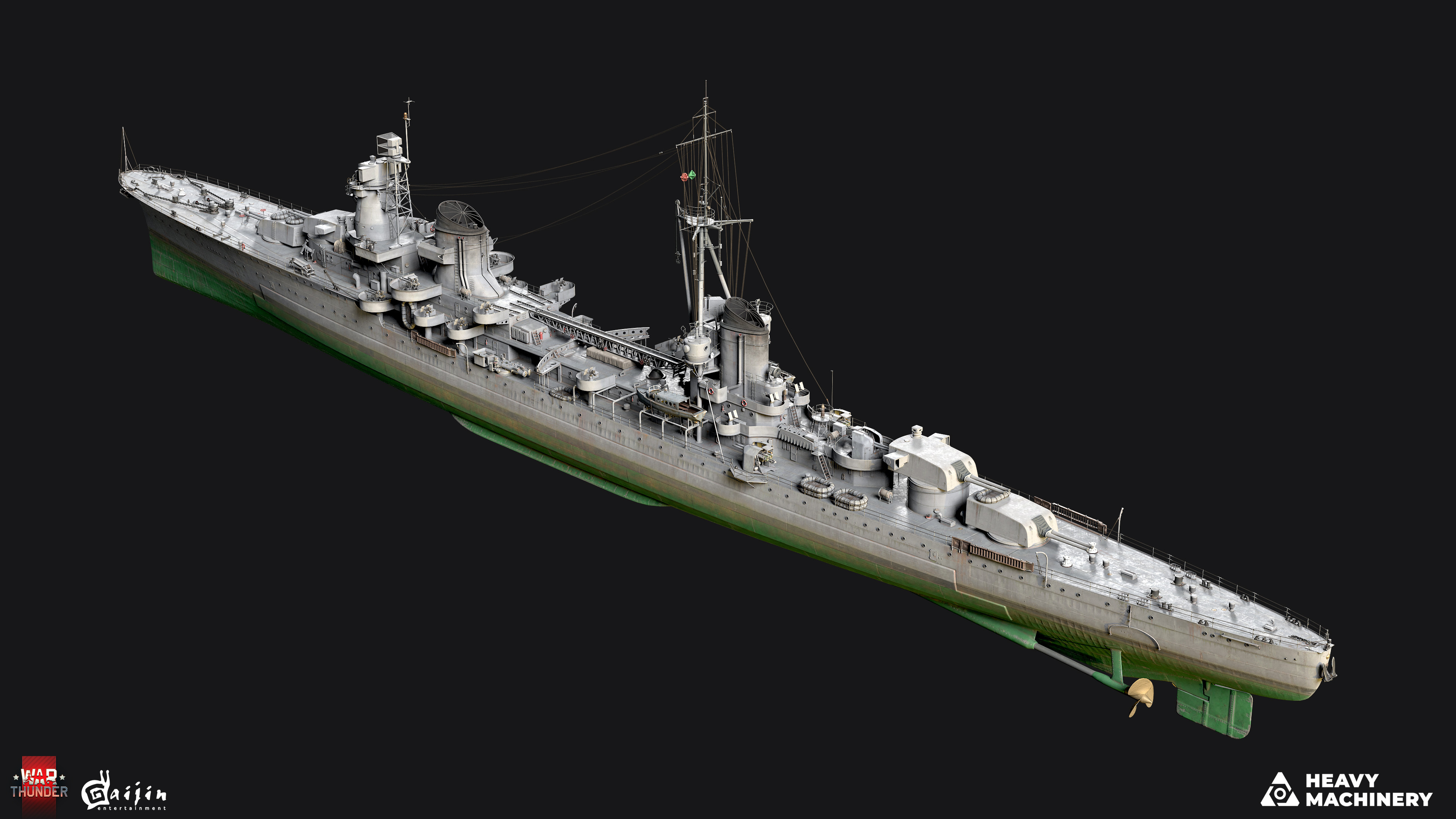 Heavy Machinery - Italian cruiser Raimondo Montecuccoli