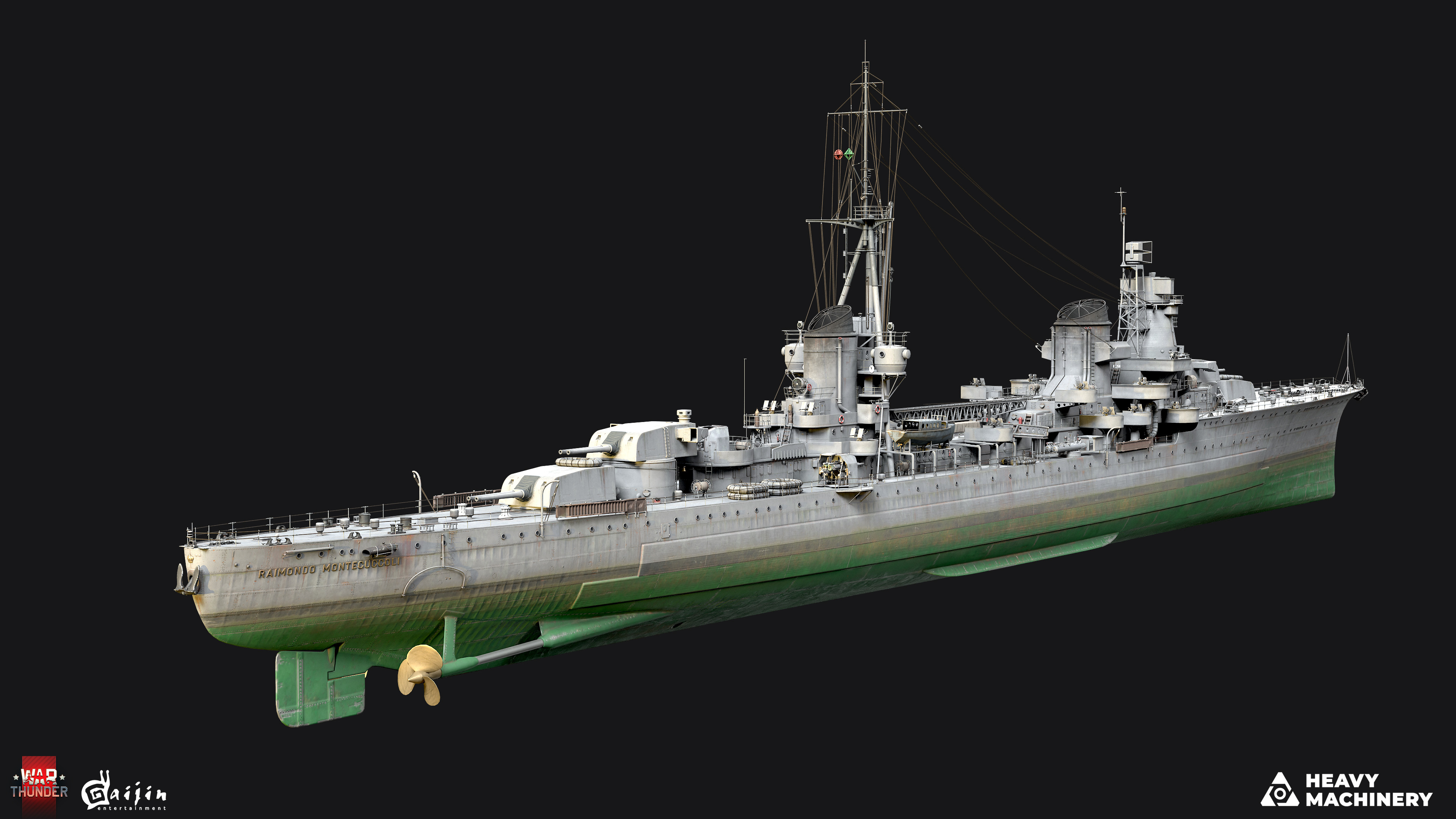 Heavy Machinery - Italian cruiser Raimondo Montecuccoli