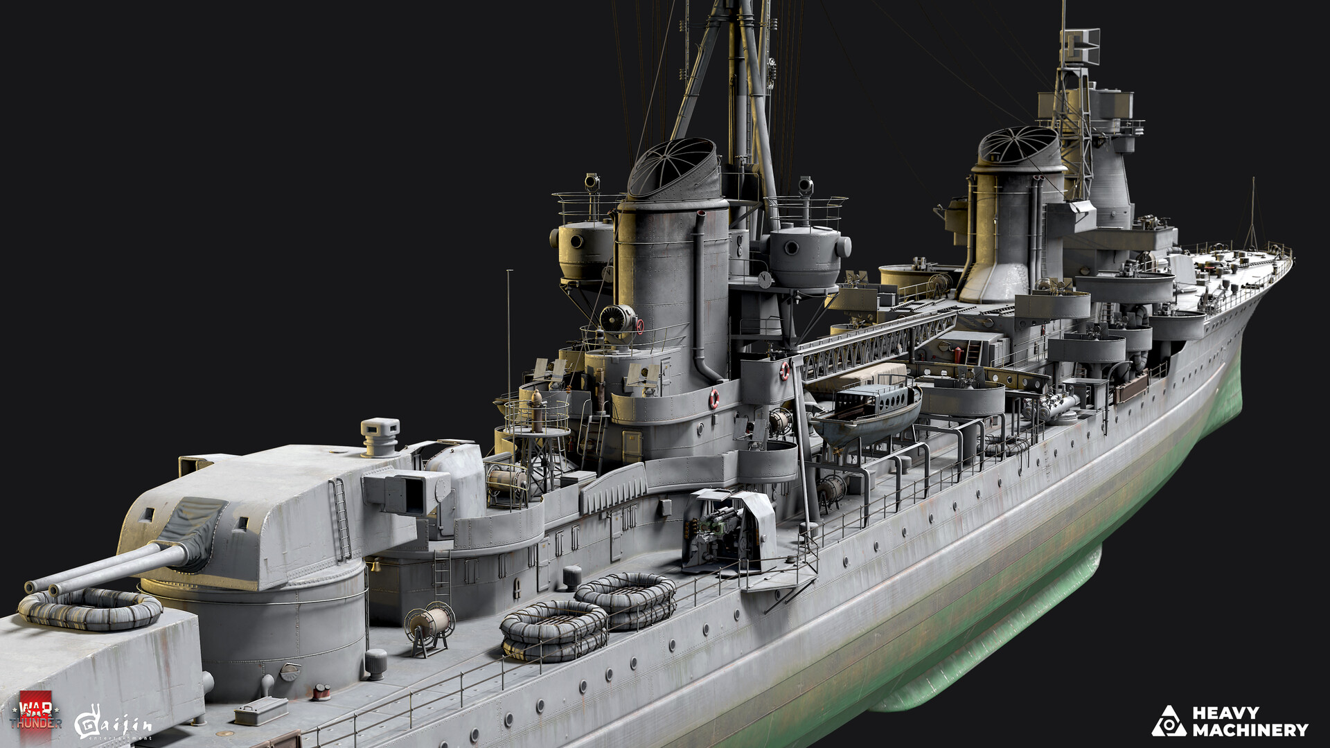 Heavy Machinery - Italian cruiser Raimondo Montecuccoli