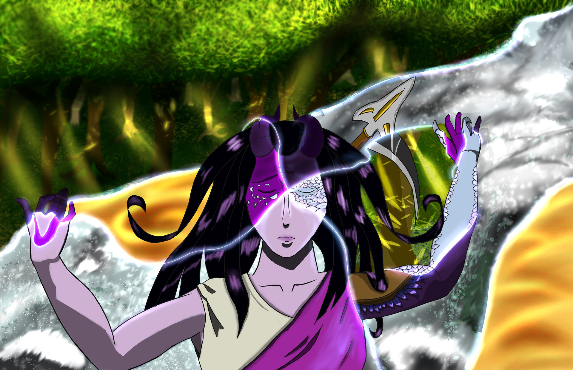 ArtStation - Fate of the Asmodi, D&D Character Project