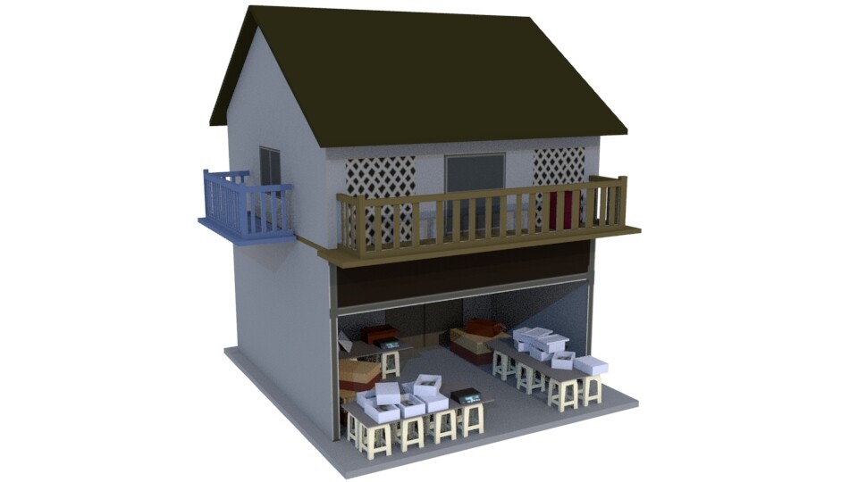 ArtStation - Traditional Japanese Storefront