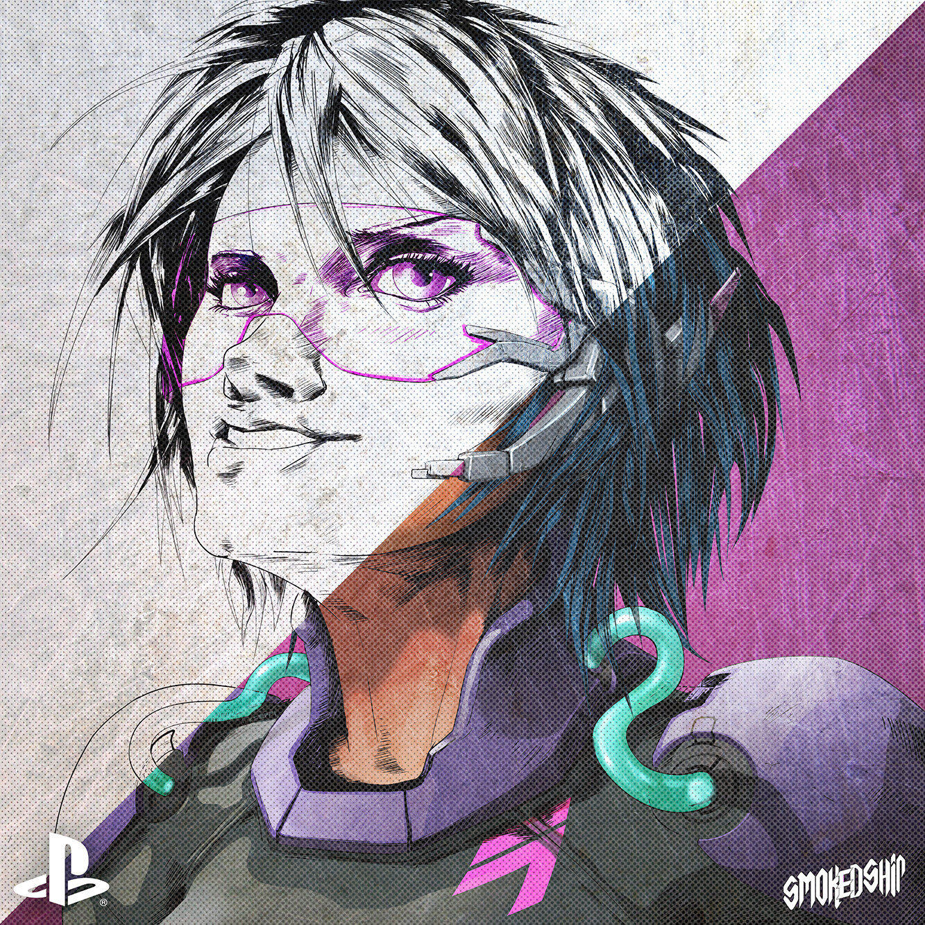 SmokedShip . - PlayStation Avatars CyberPunk Series : 3 of 3