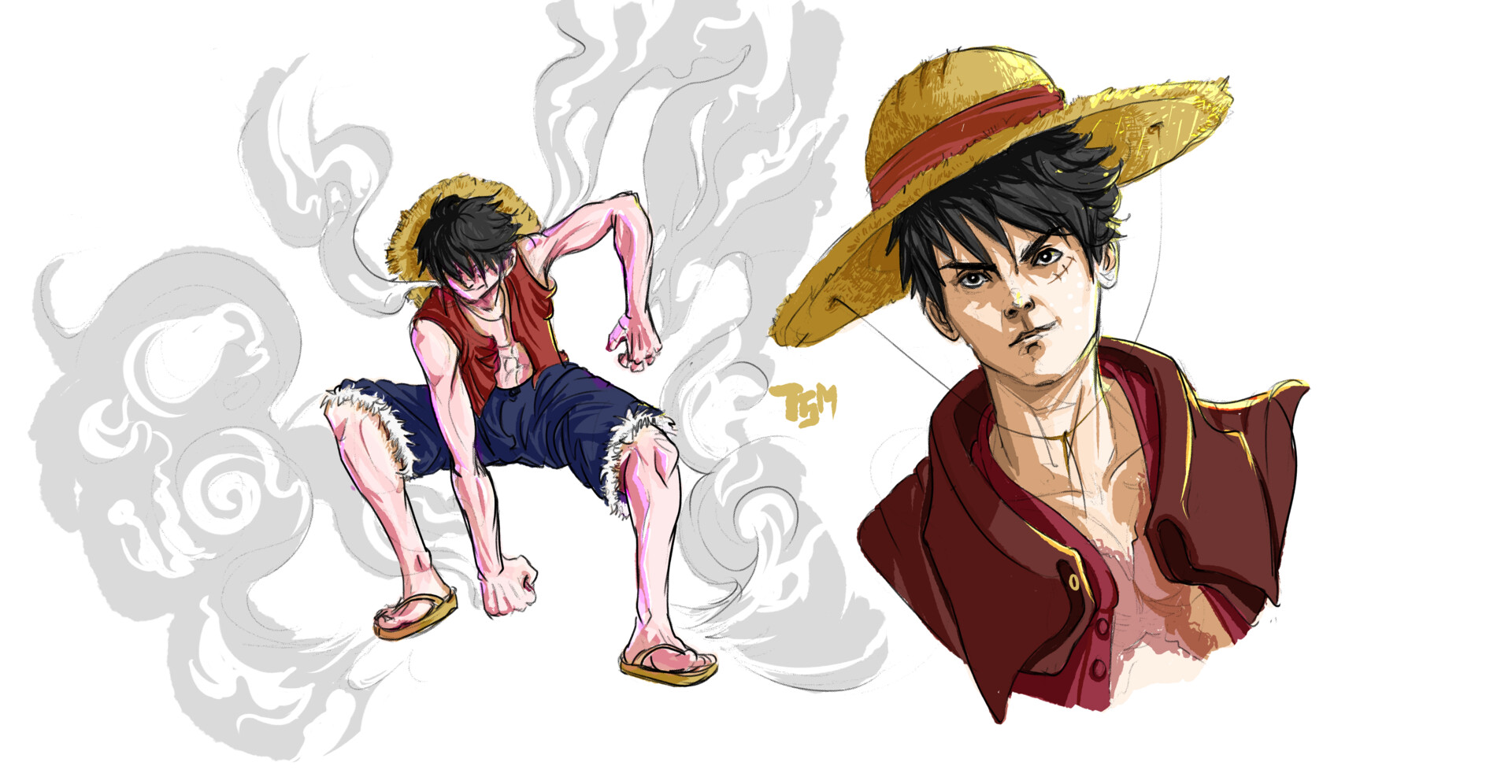 ArtStation - Monkey D. Luffy