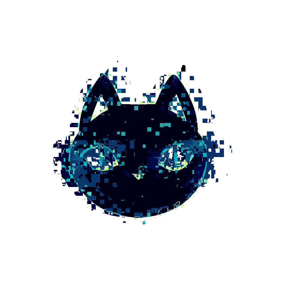 ArtStation - There is a glitch cat