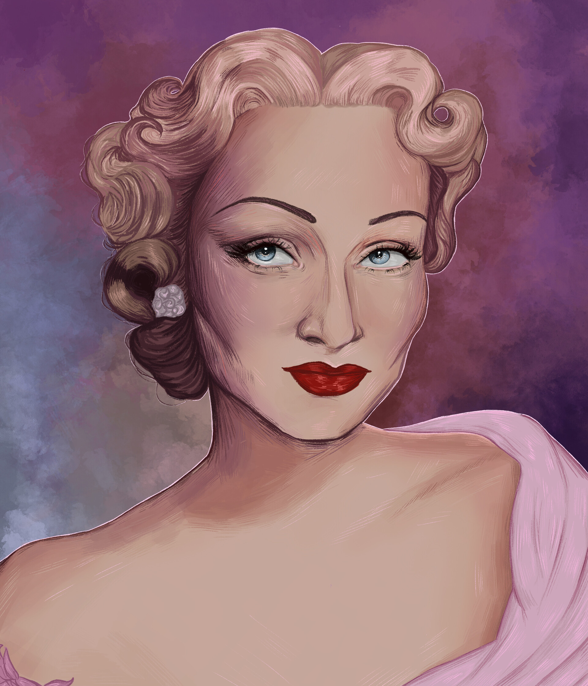 ArtStation - Marlene Dietrich